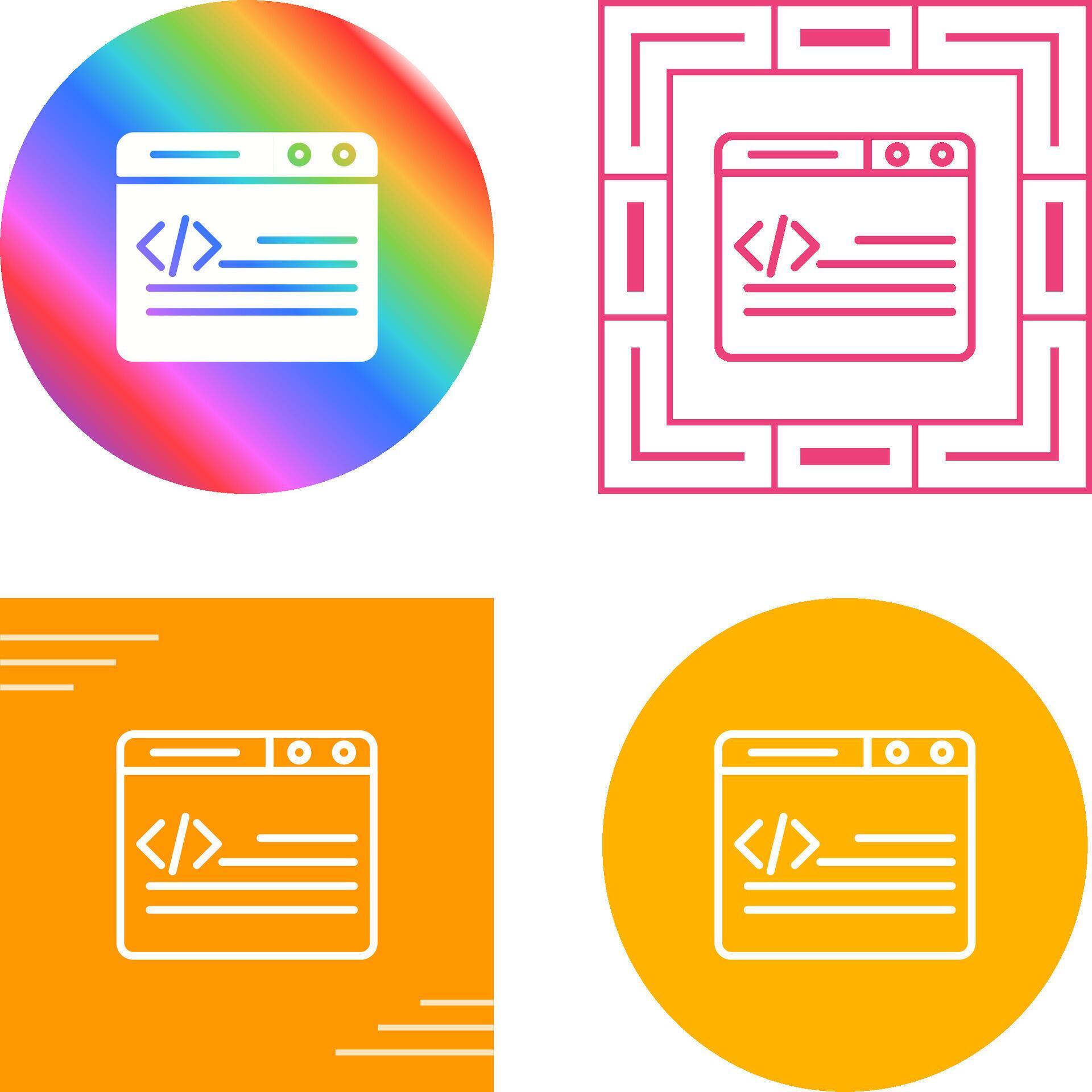 Web Development Vector Icon 40801315 Vector Art at Vecteezy