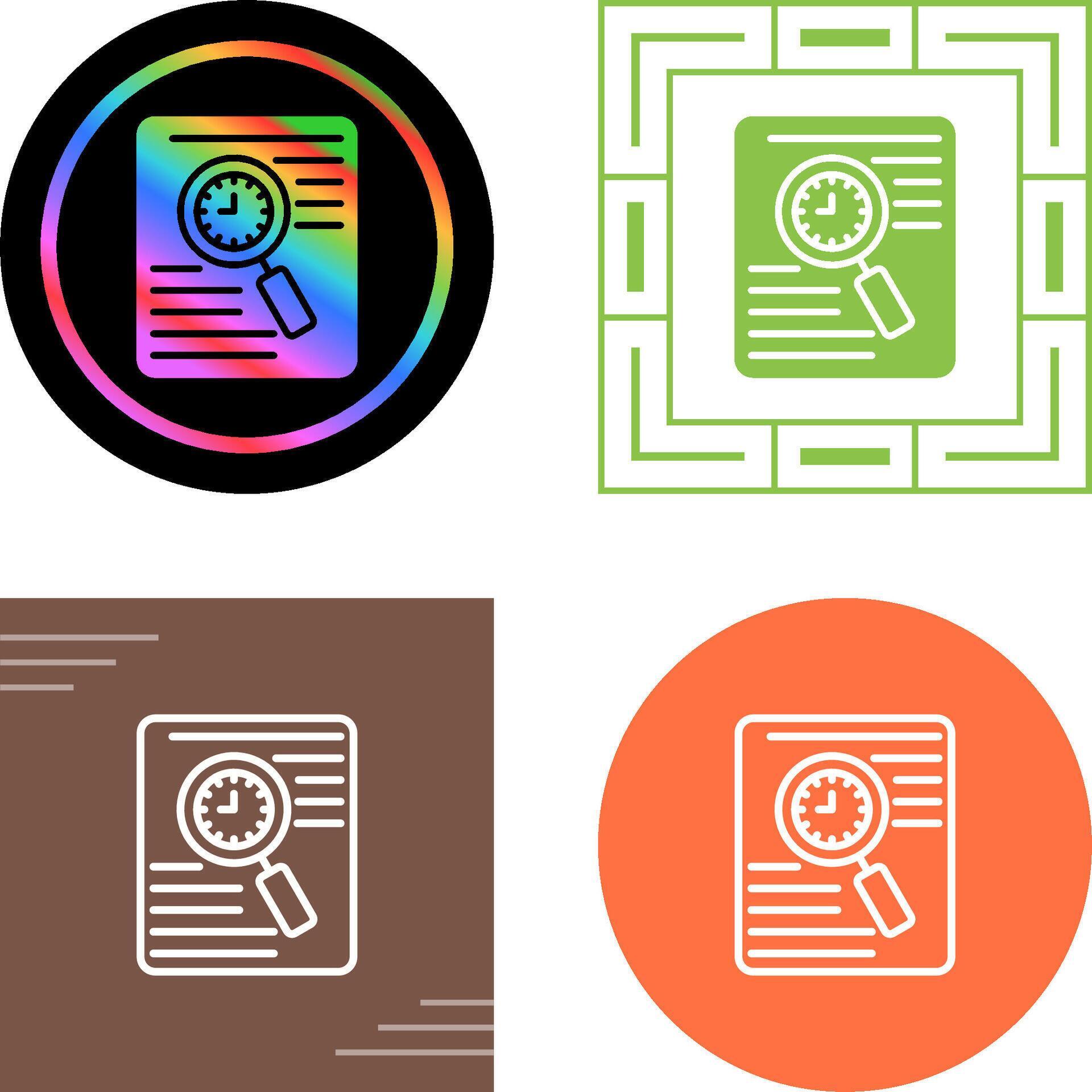 Document Tracking Vector Icon 40803516 Vector Art at Vecteezy