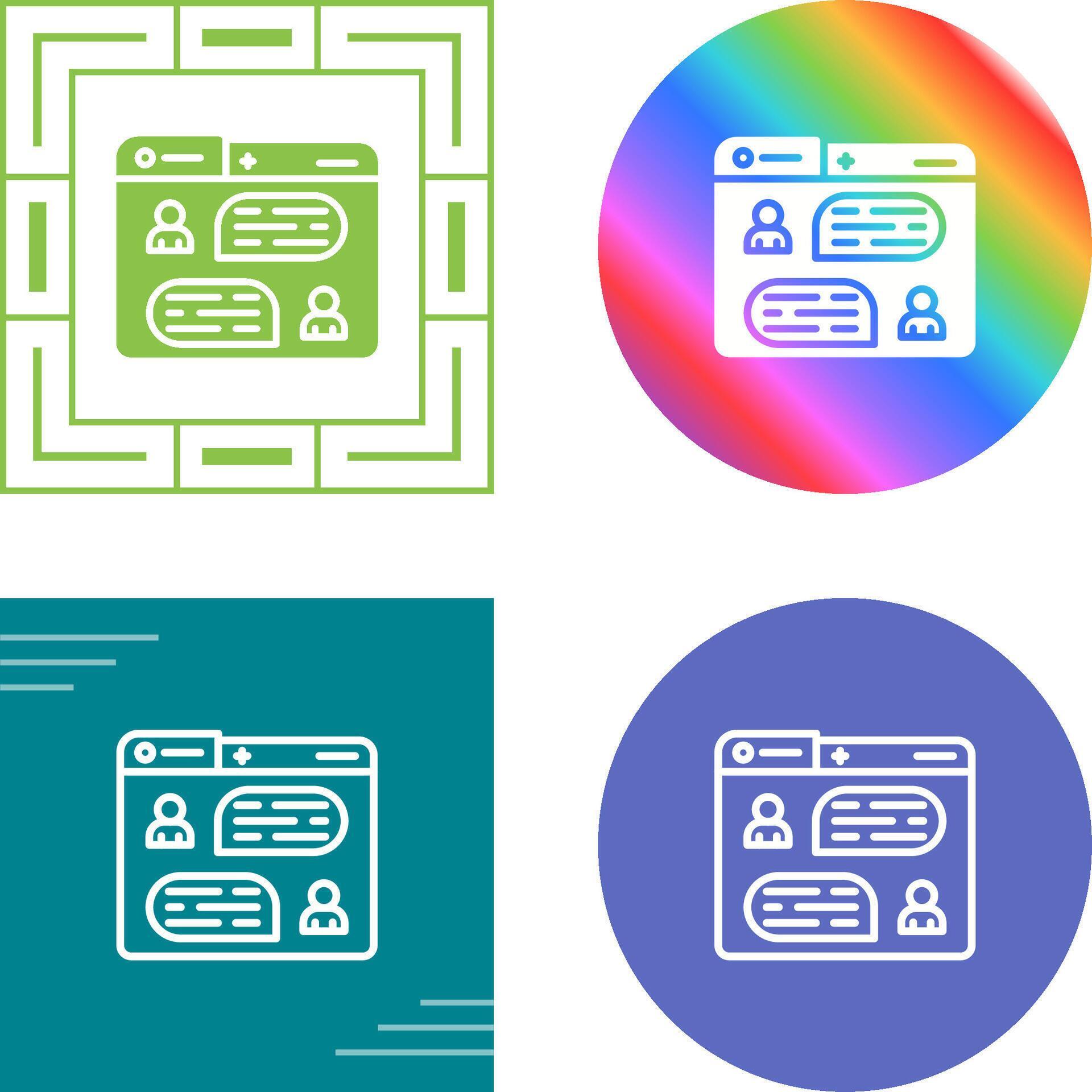 Messaging Vector Icon 40804714 Vector Art at Vecteezy