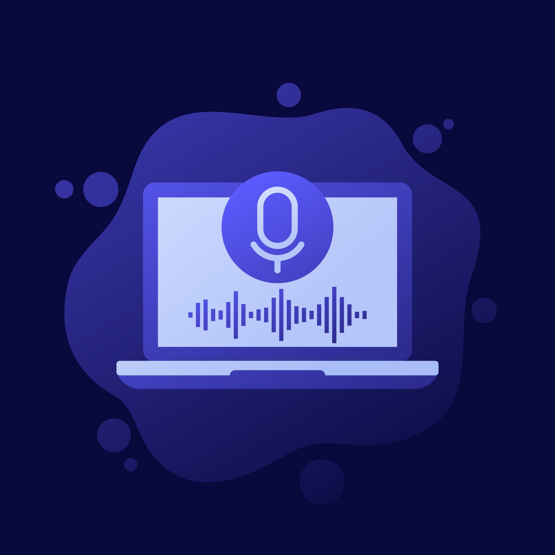 voice recognition icon, vector design 40813139 Vector Art at Vecteezy