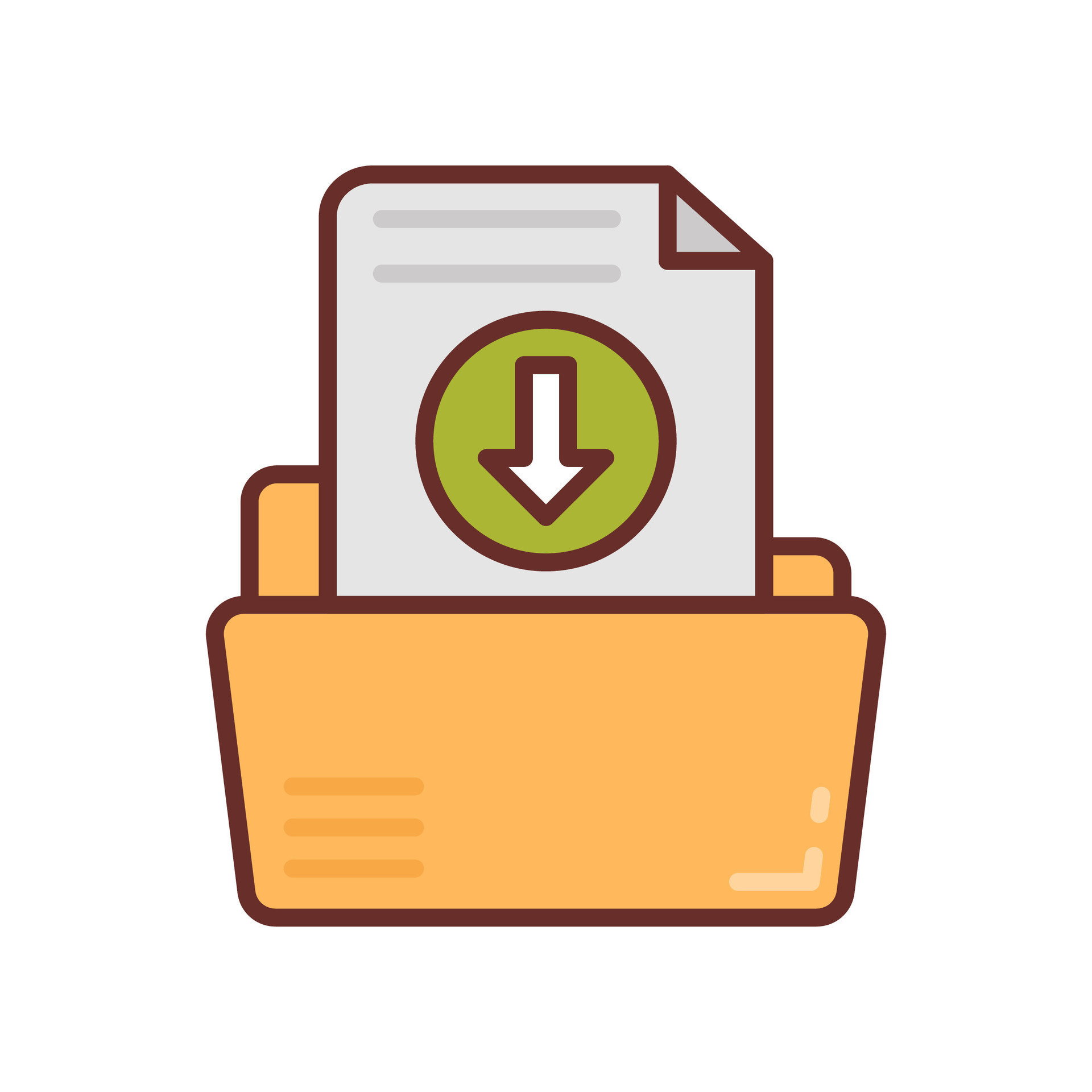 File Import icon in vector. Logotype 40814649 Vector Art at Vecteezy