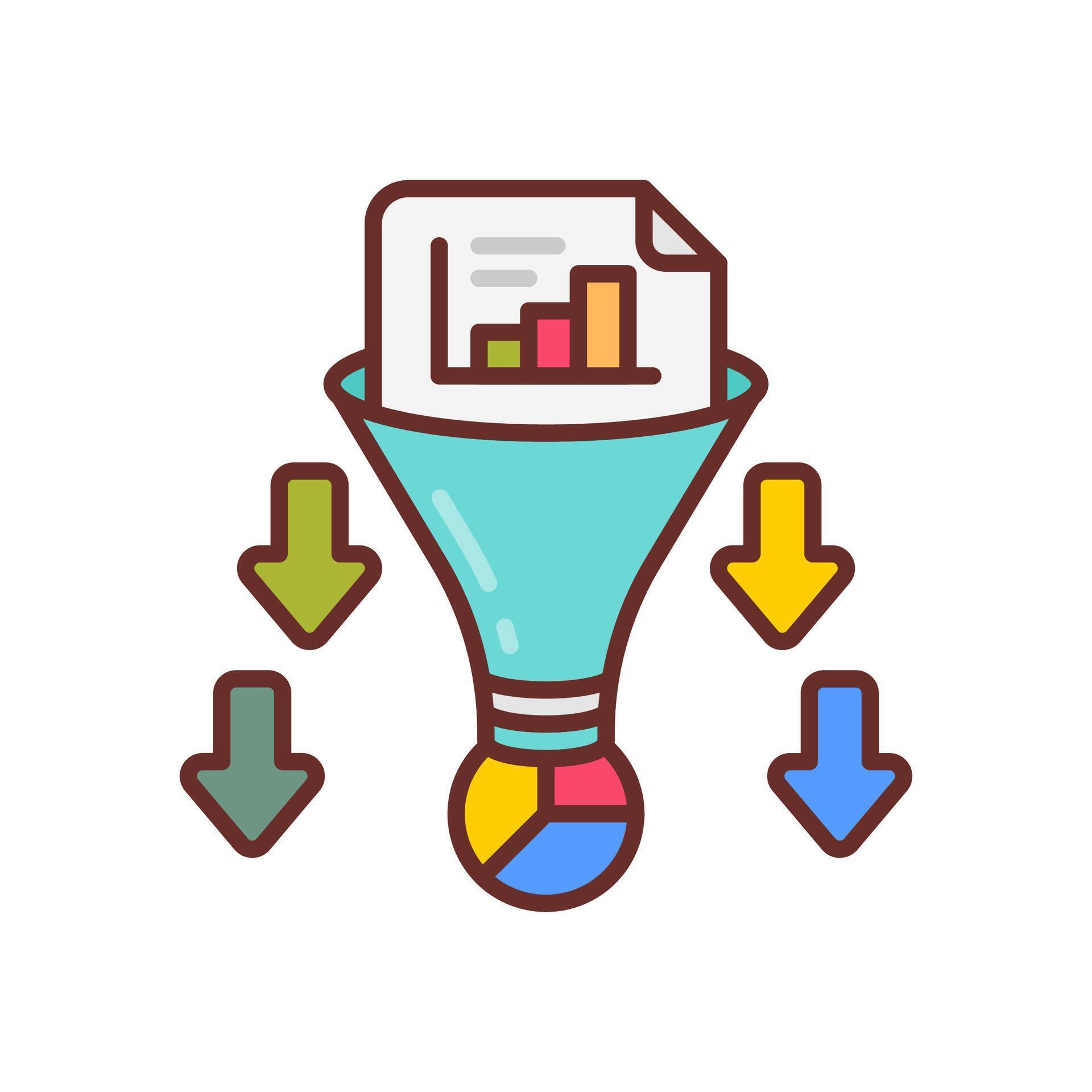 Data Filtering icon in vector. Logotype 40814829 Vector Art at Vecteezy