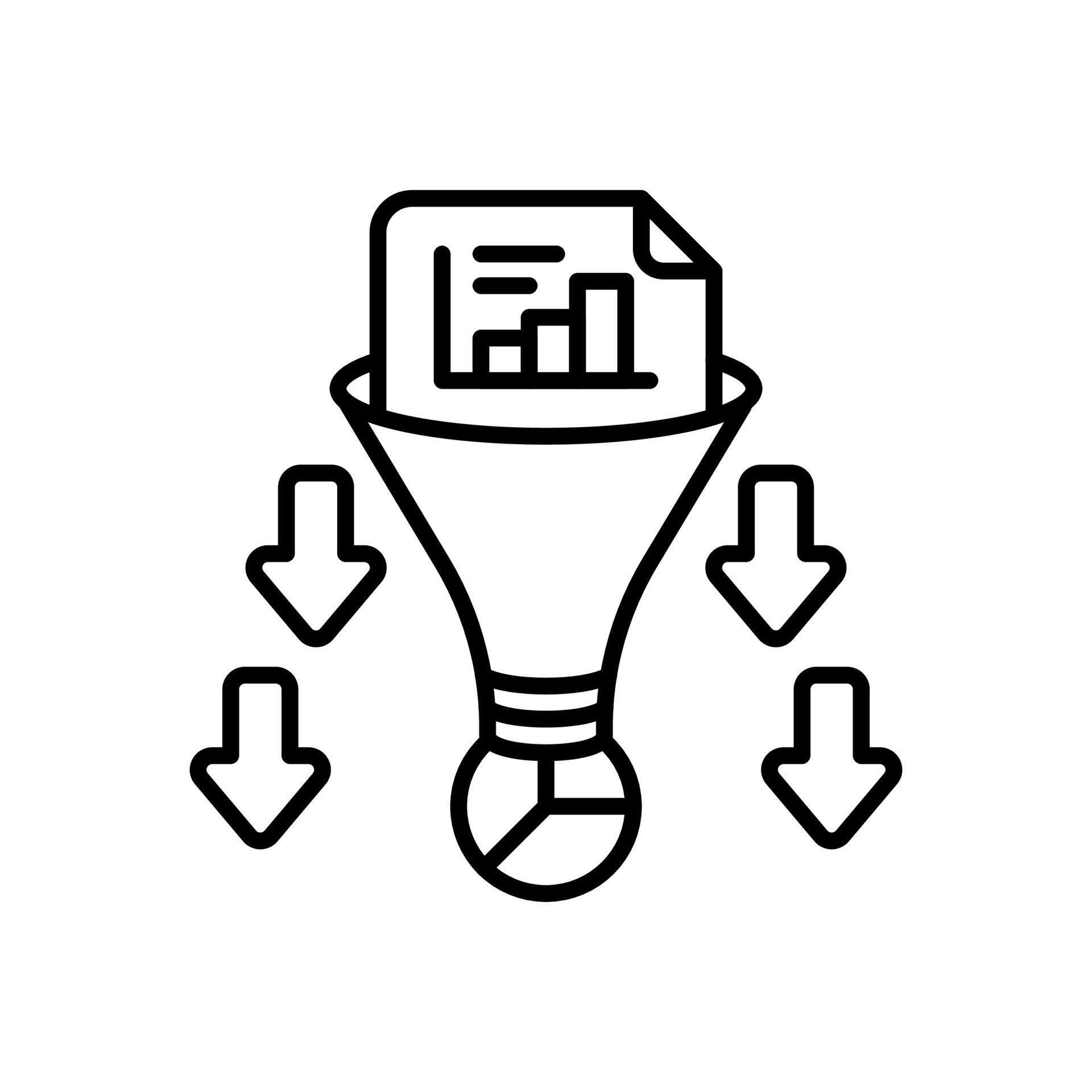 Data Filtering icon in vector. Logotype 40815320 Vector Art at Vecteezy