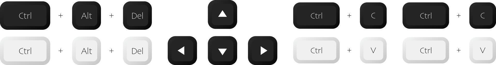 Ctrl alt delete keyboard combination task manager 40820564 Vector Art ...