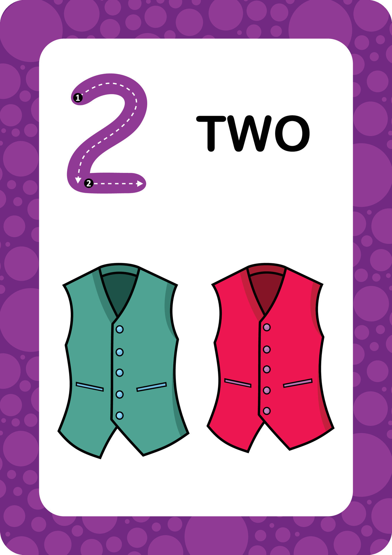 Numbers Flashcards. Number Seventeen Educational math card for children ...