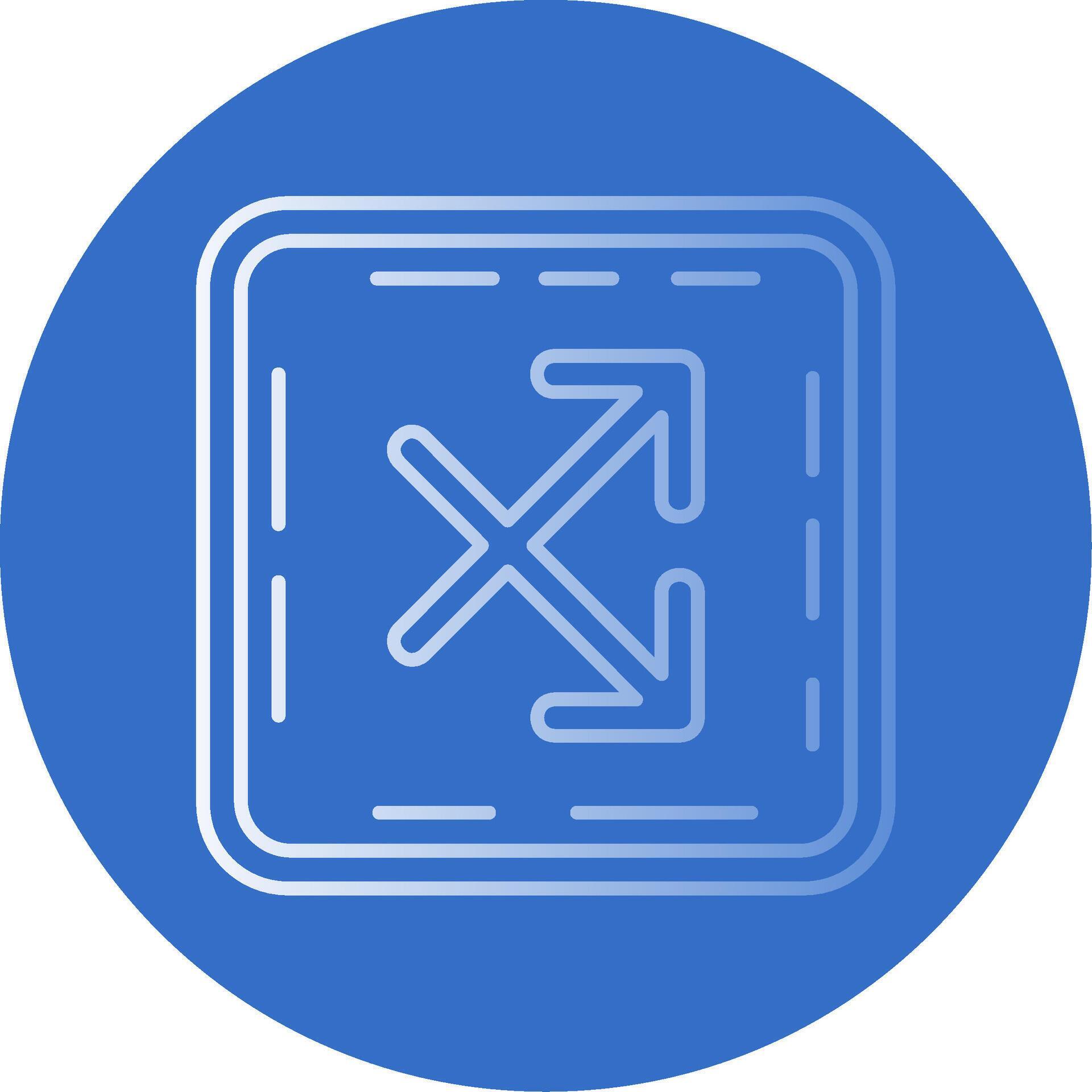 Intersect Gradient Line Circle Icon 40831338 Vector Art At Vecteezy