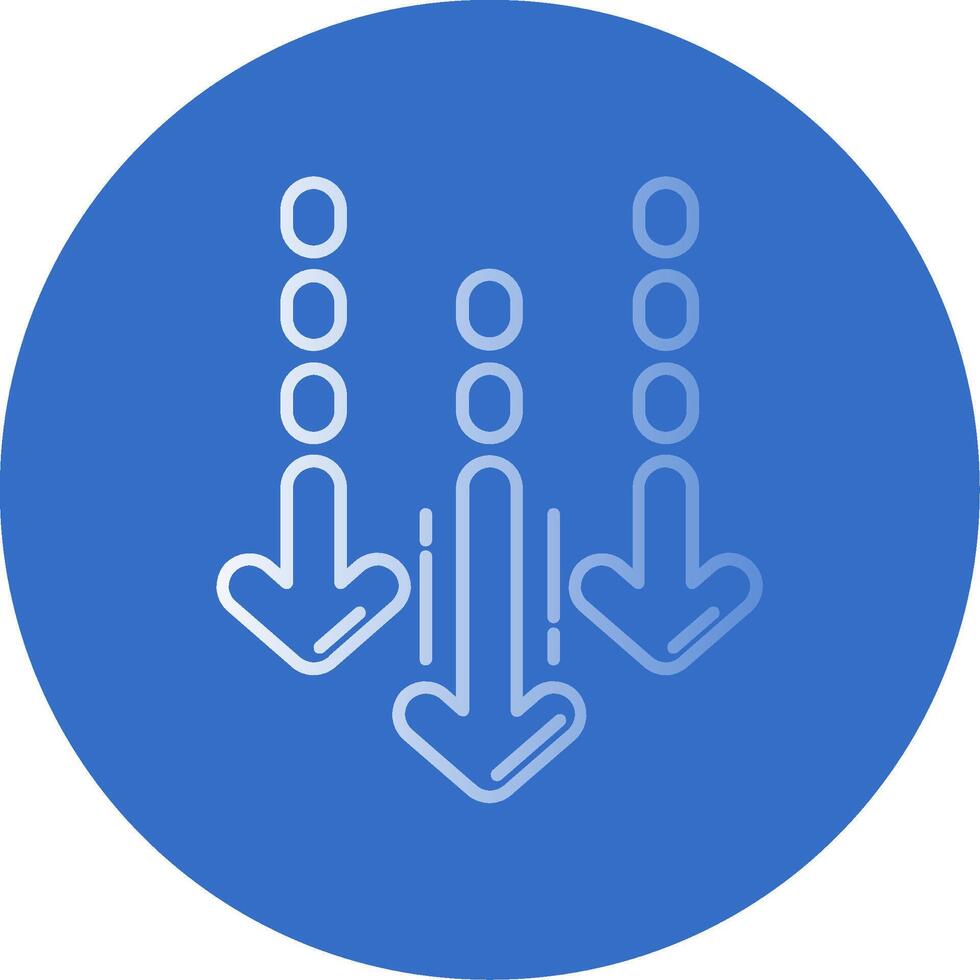 Decrease Gradient Line Circle Icon 40833134 Vector Art at Vecteezy