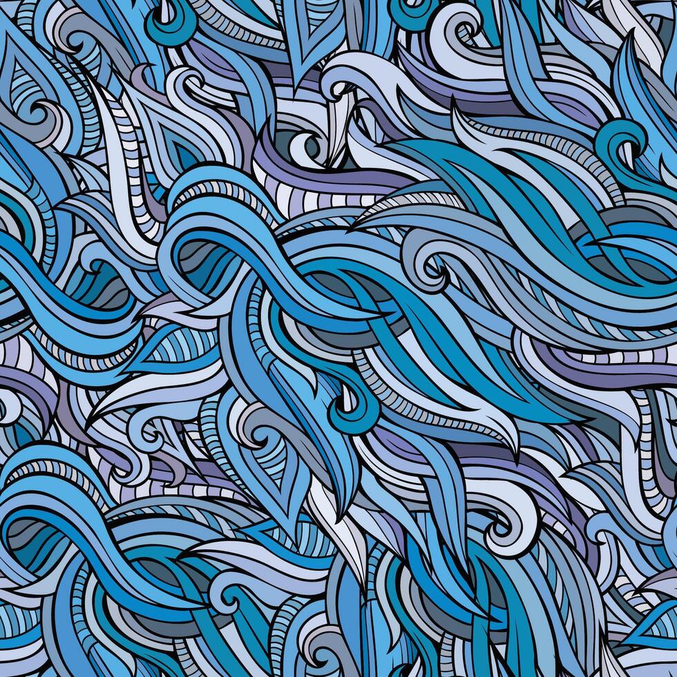 Vector seamless abstract nature pattern 40834826 Vector Art at Vecteezy