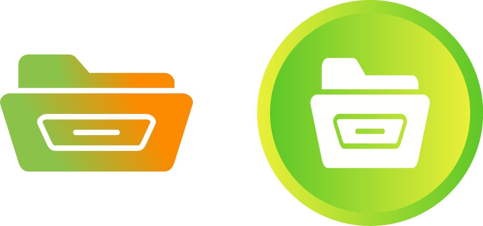 Open File Folder Vector Icon 40844897 Vector Art at Vecteezy