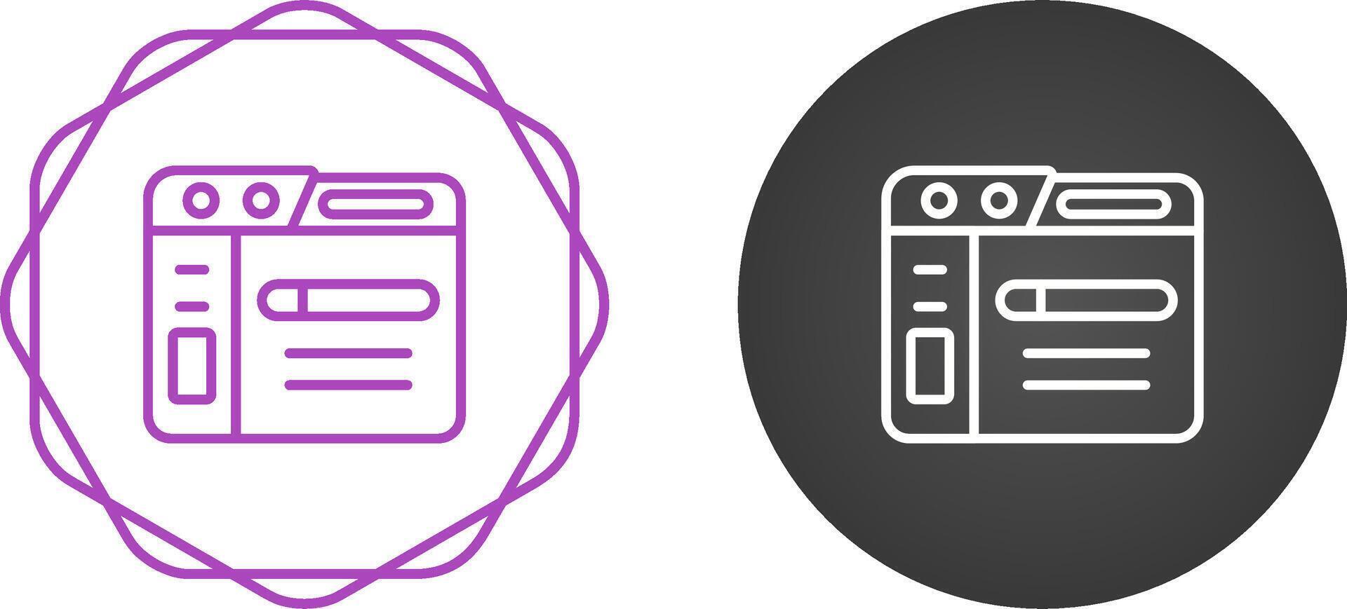 Browser Vector Icon 40848617 Vector Art at Vecteezy