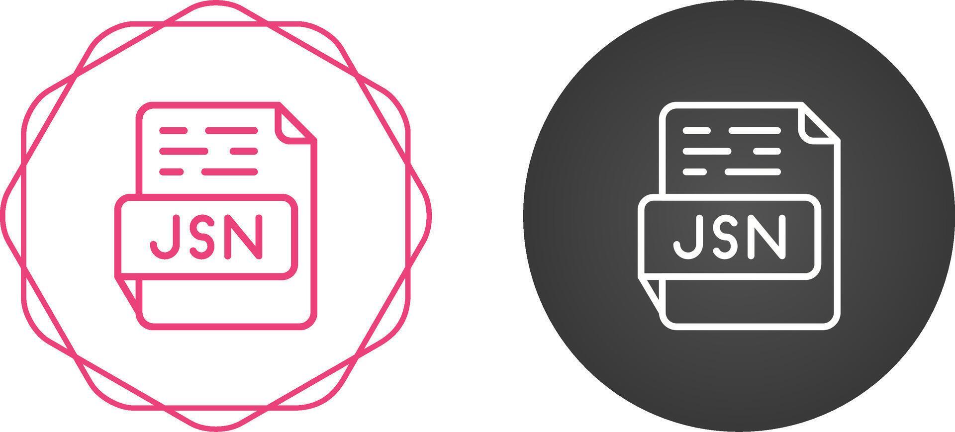 JSON Vector Icon 40849201 Vector Art at Vecteezy