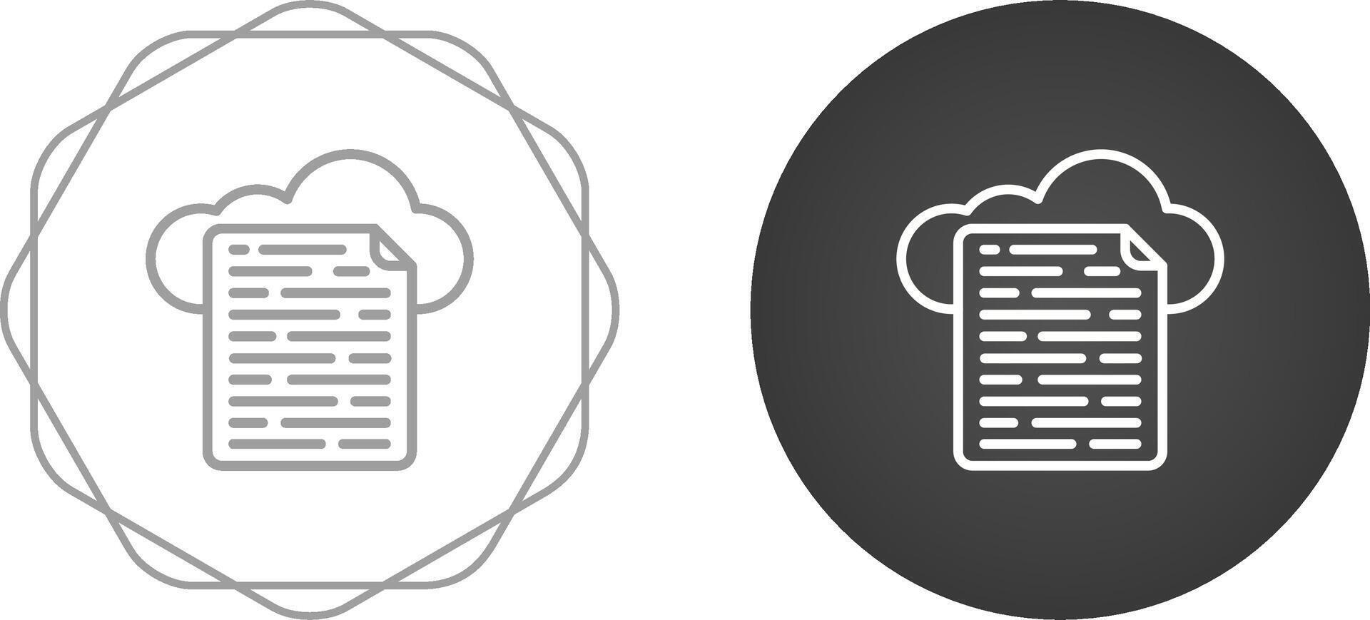 Cloud Data Vector Icon 40849377 Vector Art at Vecteezy