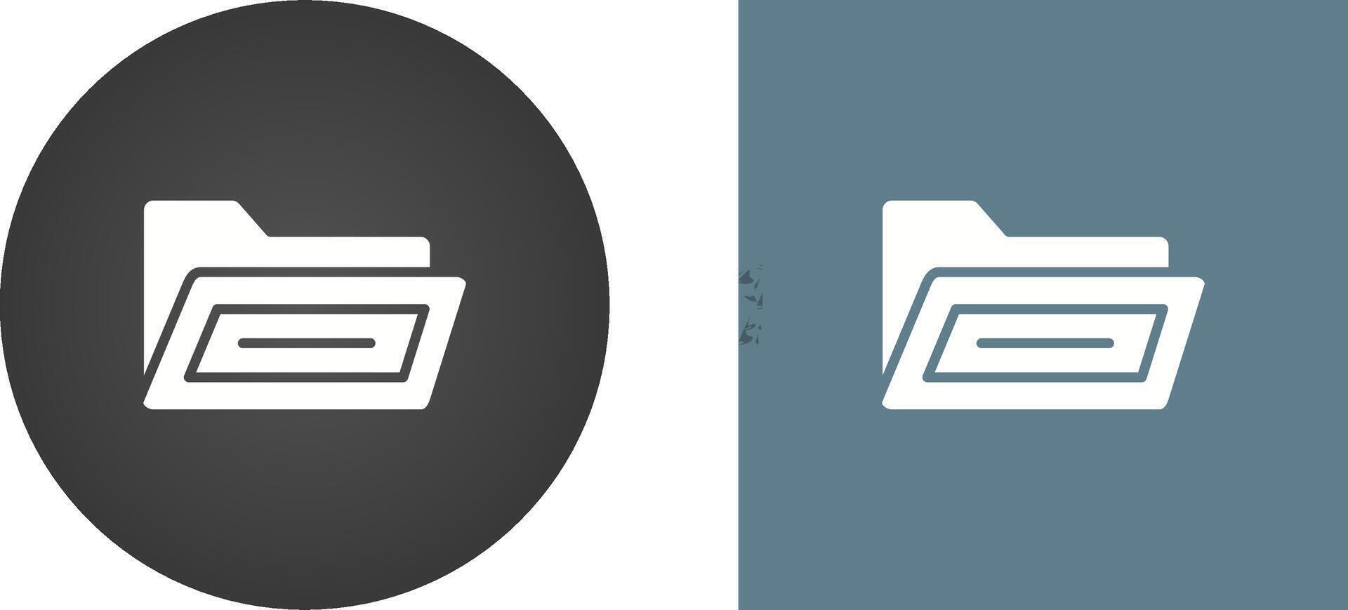 Open File Folder Vector Icon 40851523 Vector Art at Vecteezy