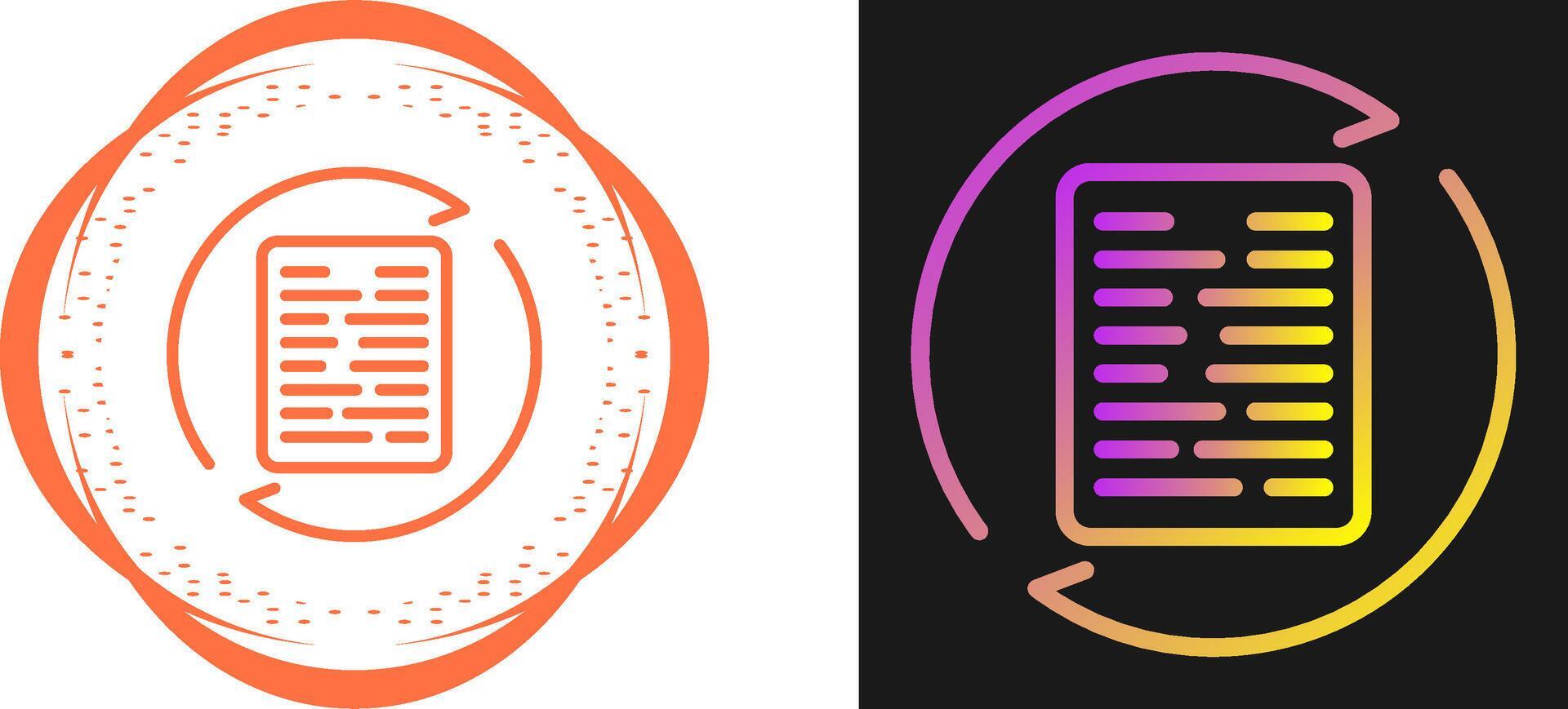 Document Synchronization Vector Icon 40853046 Vector Art at Vecteezy