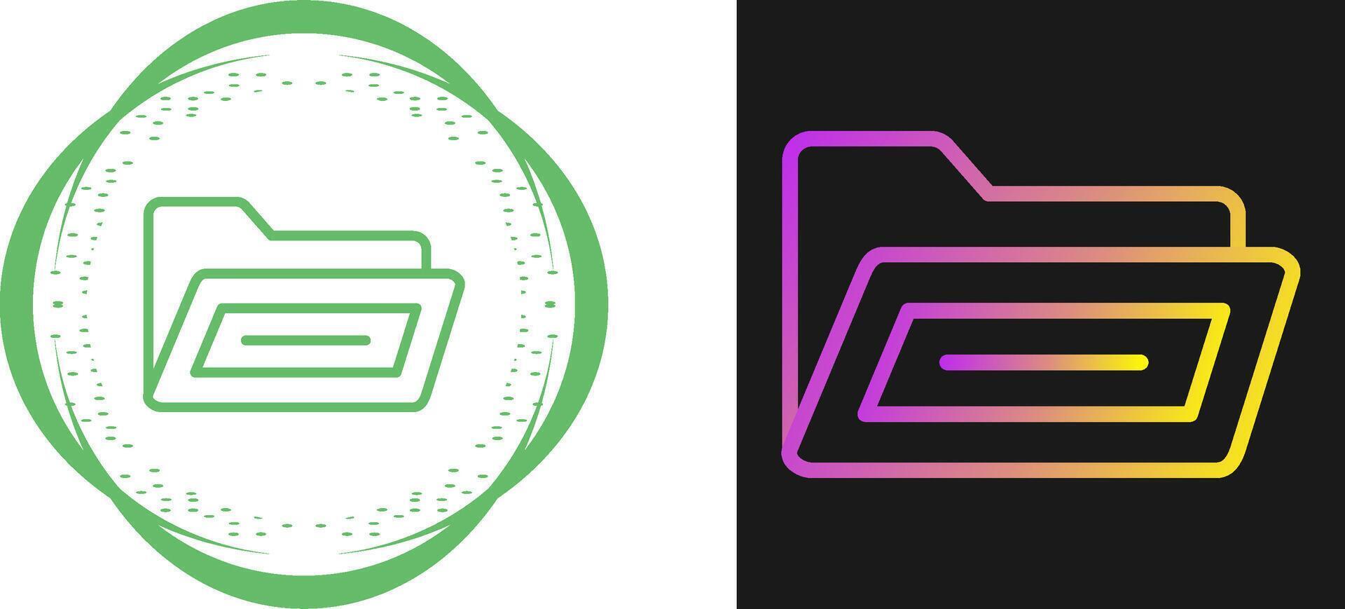 Open File Folder Vector Icon 40853246 Vector Art at Vecteezy