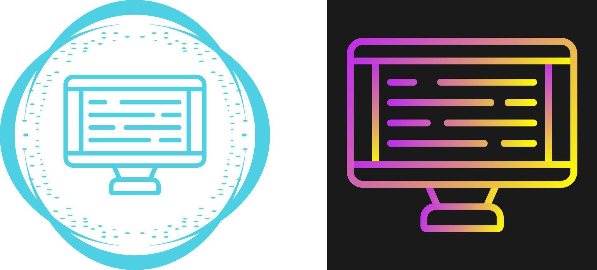 Desktop Computer Vector Icon 40853889 Vector Art at Vecteezy