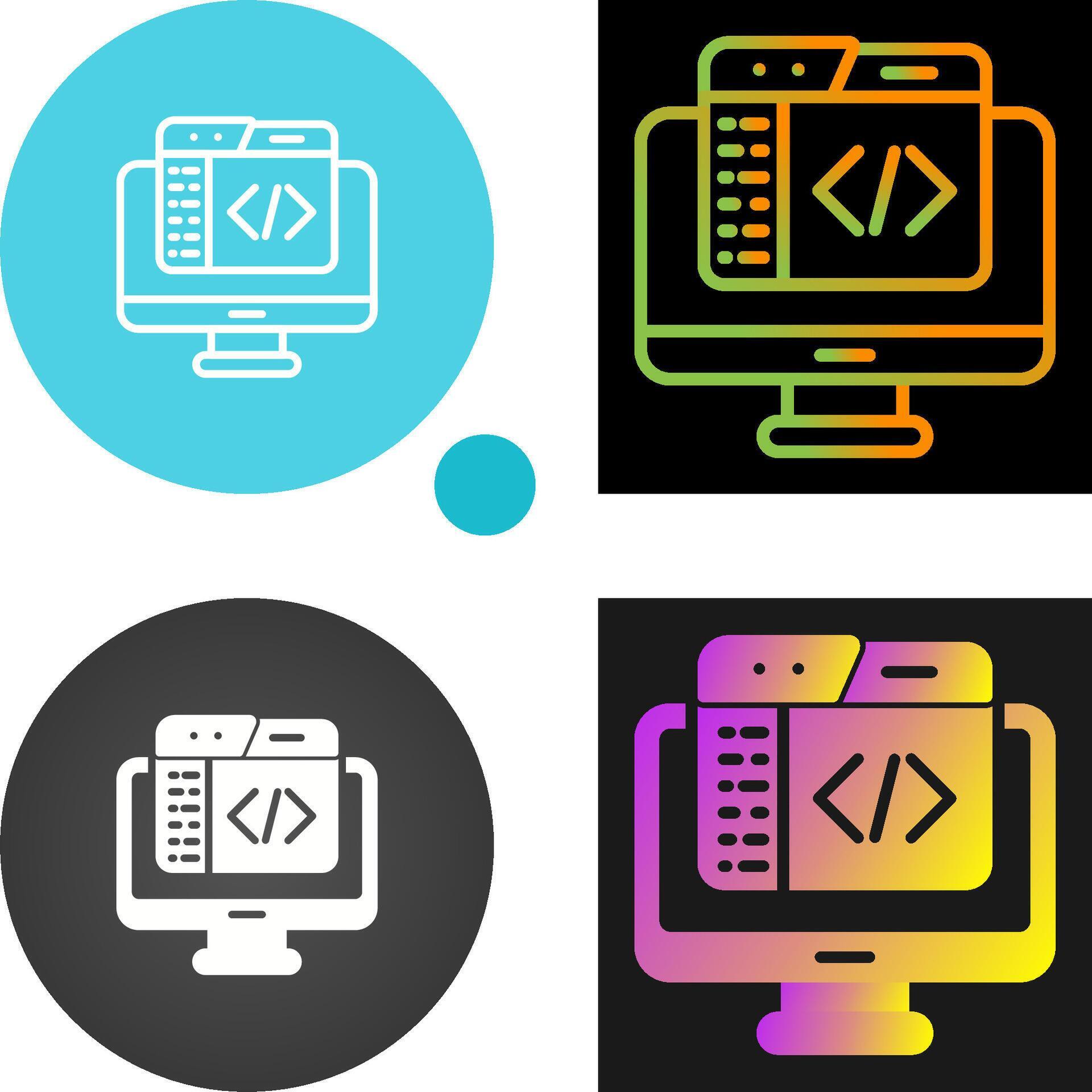 Code Editor Vector Icon 40855783 Vector Art at Vecteezy