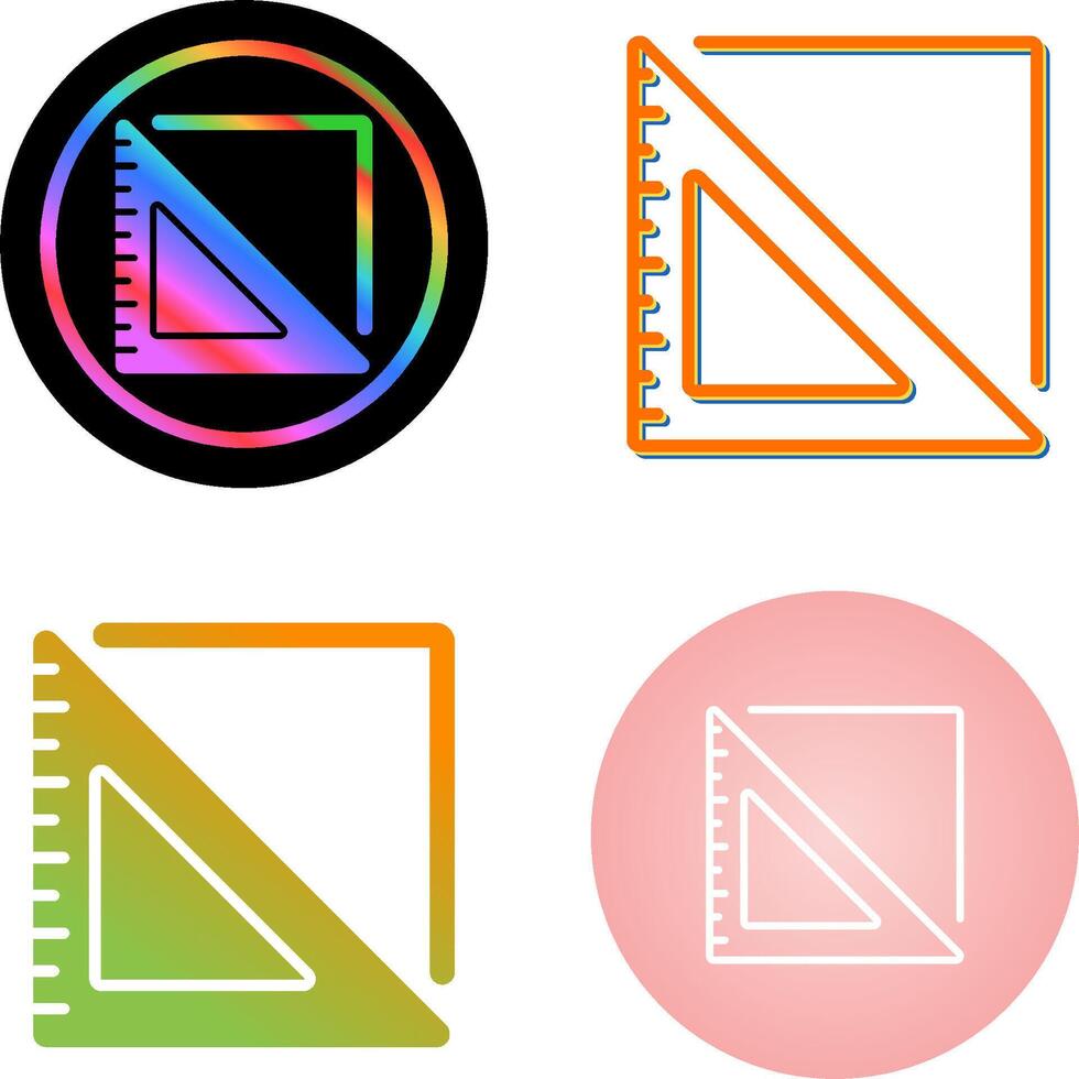 Triangular Ruler Vector Icon 40857619 Vector Art at Vecteezy