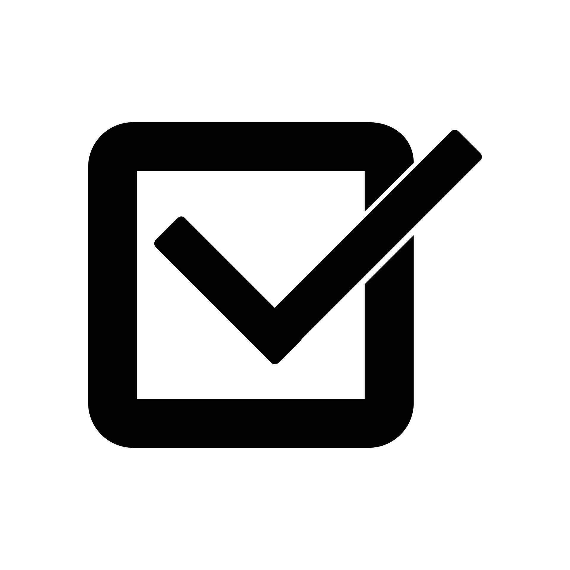 Check Box Mark Isolated Flat Web Mobile Icon, Vector, Sign, Symbol ...