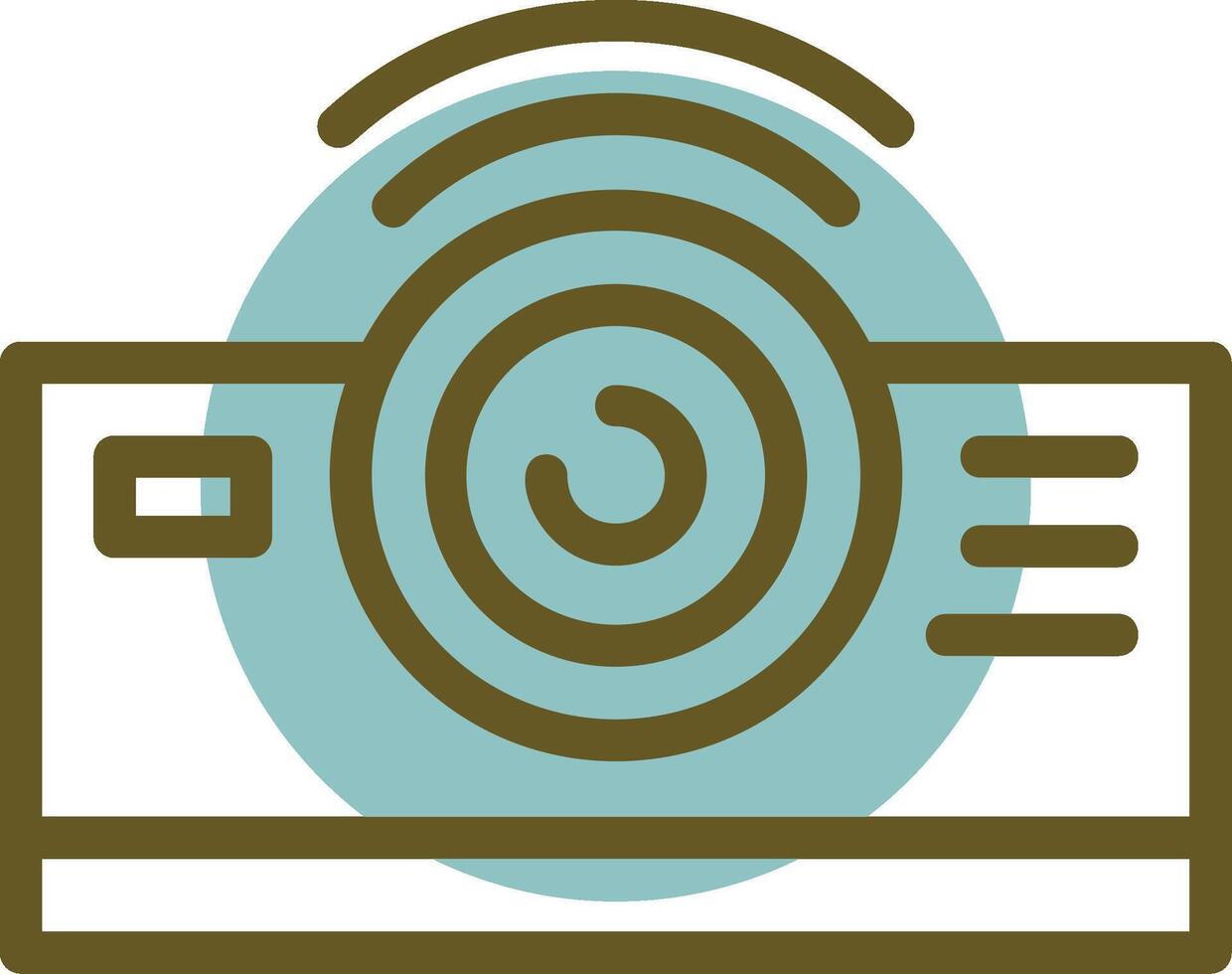 Projector Linear Circle Icon 40870370 Vector Art at Vecteezy