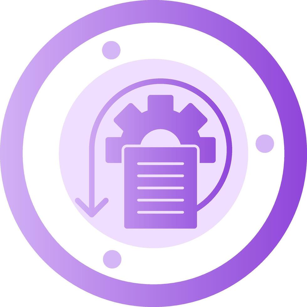 Iteration Glyph Gradient Icon 40870674 Vector Art at Vecteezy