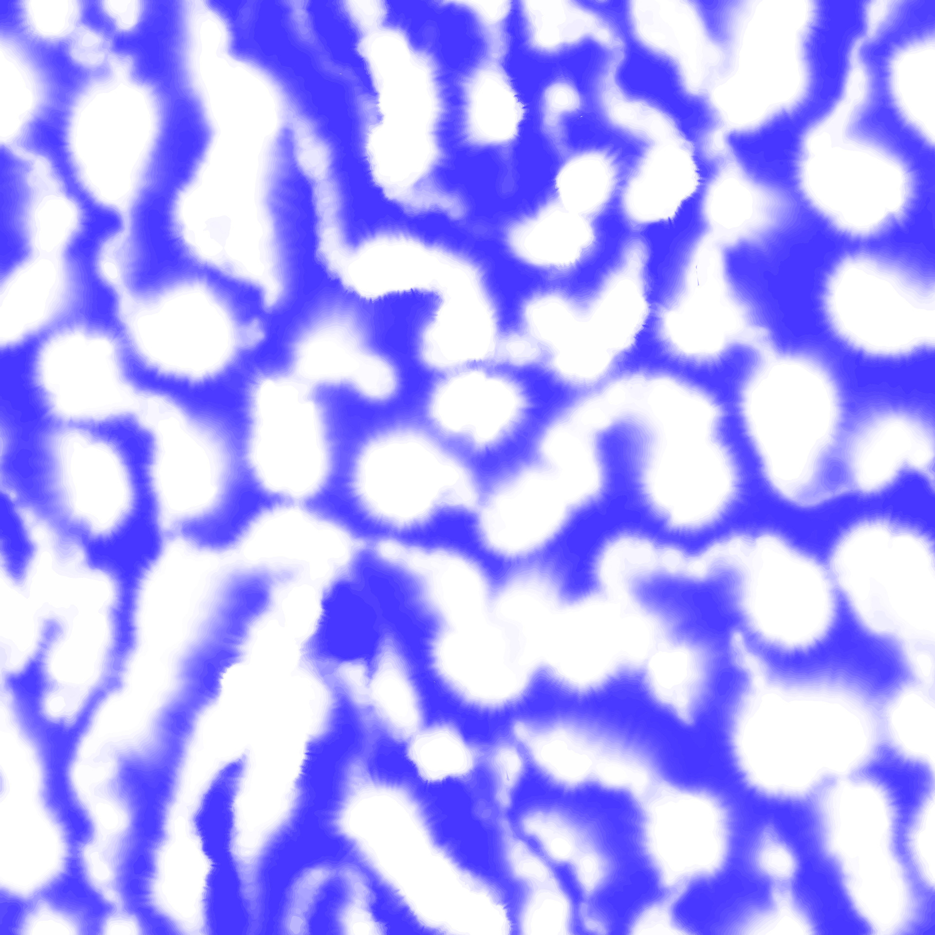 Watercolor blurred leopard pattern. Blue and white abstract defocused texture with stains, spots ...