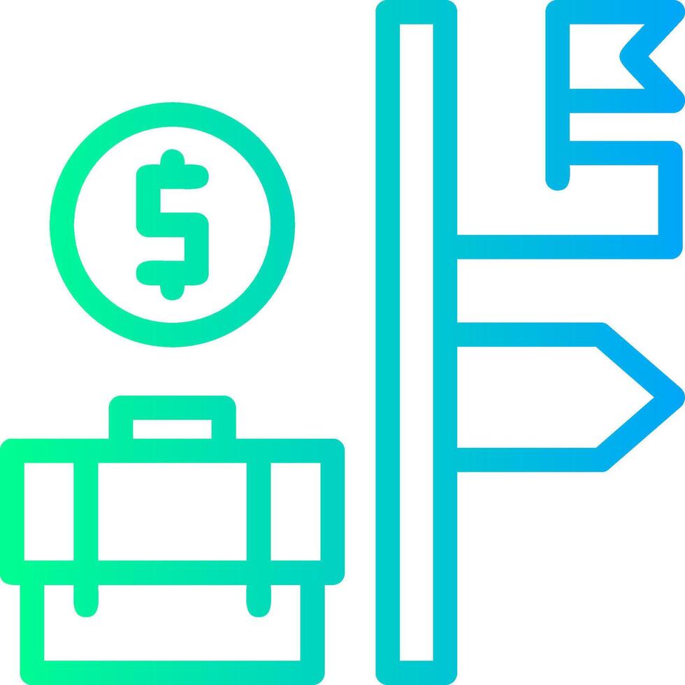 Career Path Linear Gradient Icon 40871115 Vector Art at Vecteezy