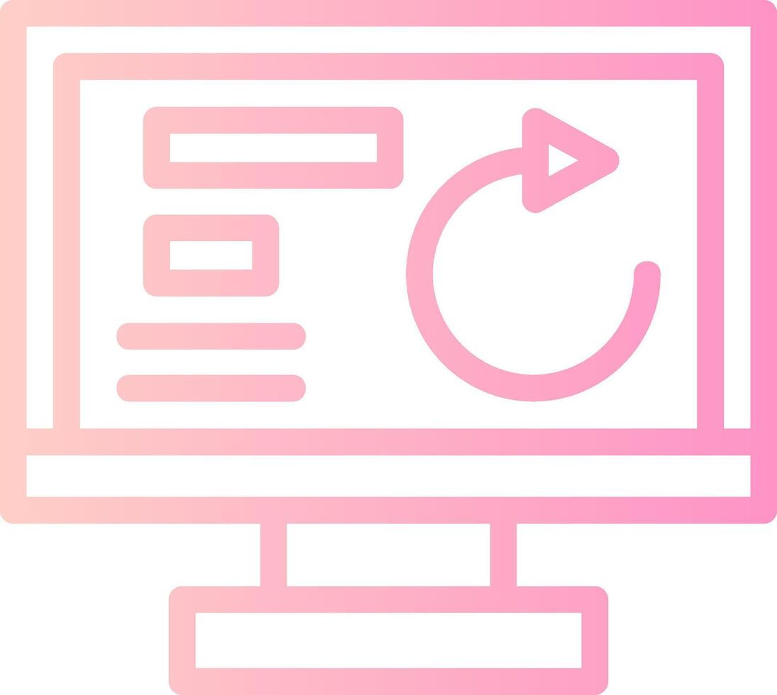 Undo Linear Gradient Icon 40871482 Vector Art at Vecteezy