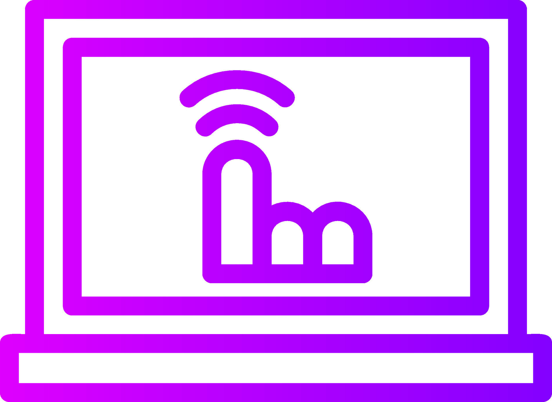 Touchscreen Linear Gradient Icon 40871584 Vector Art At Vecteezy