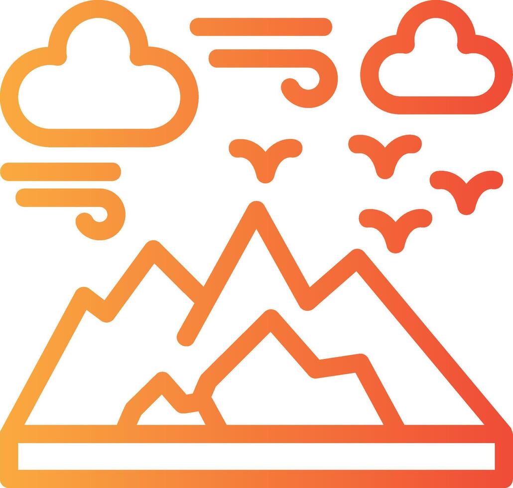 Cave Linear Gradient Icon 40871821 Vector Art at Vecteezy