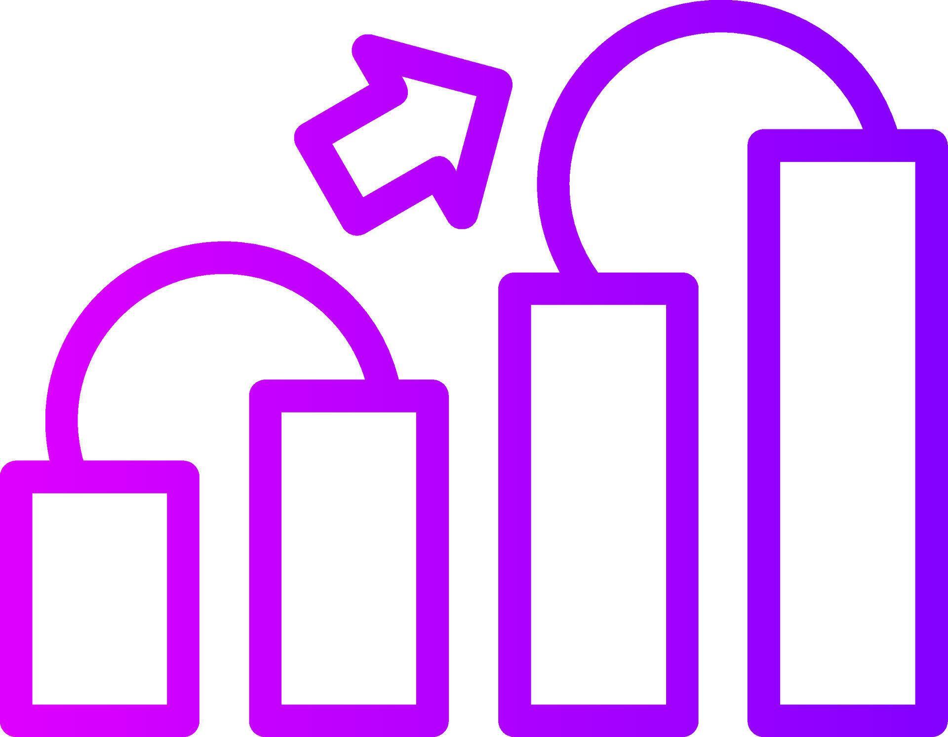 Shift Stride Linear Gradient Icon 40872042 Vector Art at Vecteezy