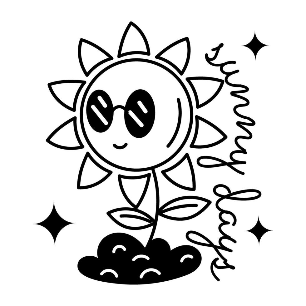 Trendy Sunny Days 40874164 Vector Art At Vecteezy
