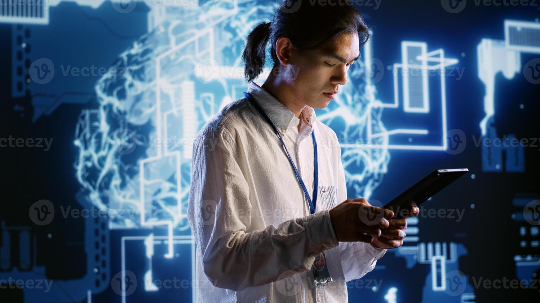 System Administrator Developing Artificial Intelligence Neural Networks