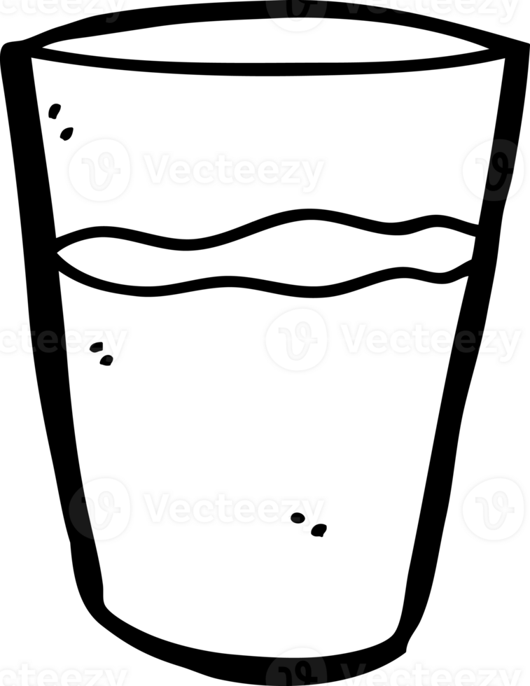 cartoon glass of water icon 40880552 PNG