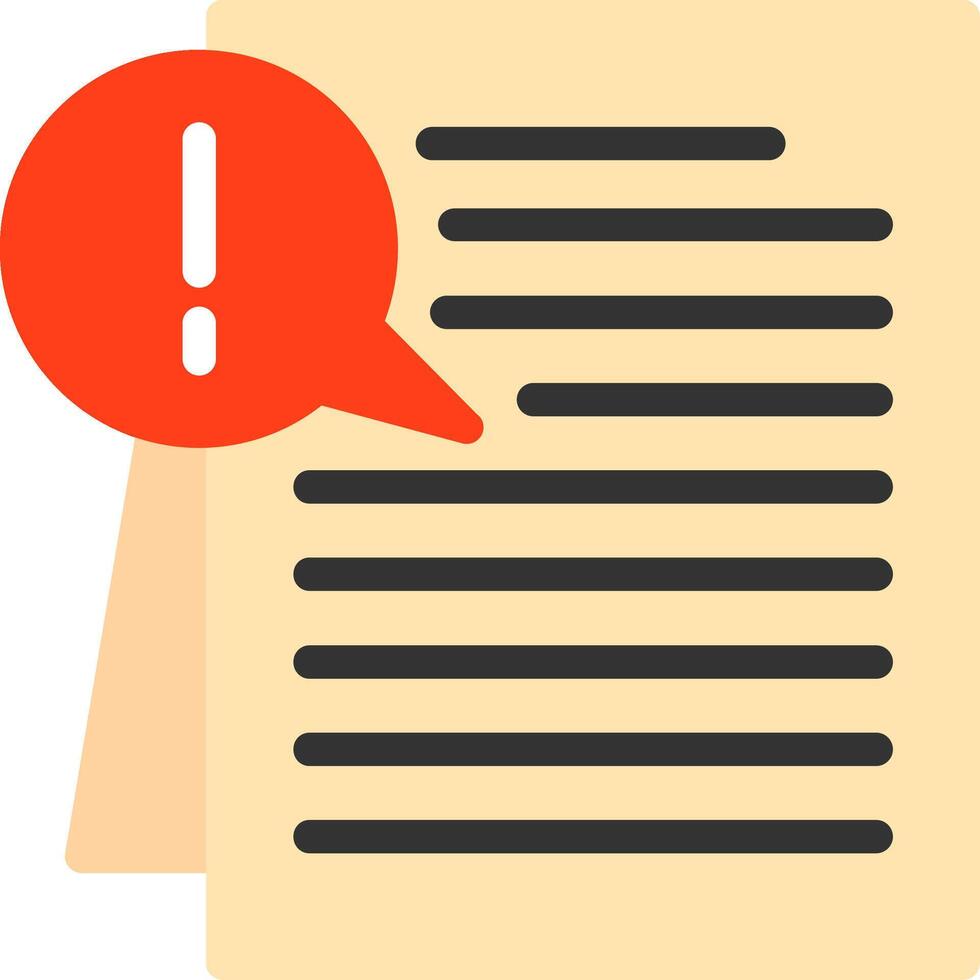 Issue Flat Icon 40883593 Vector Art at Vecteezy