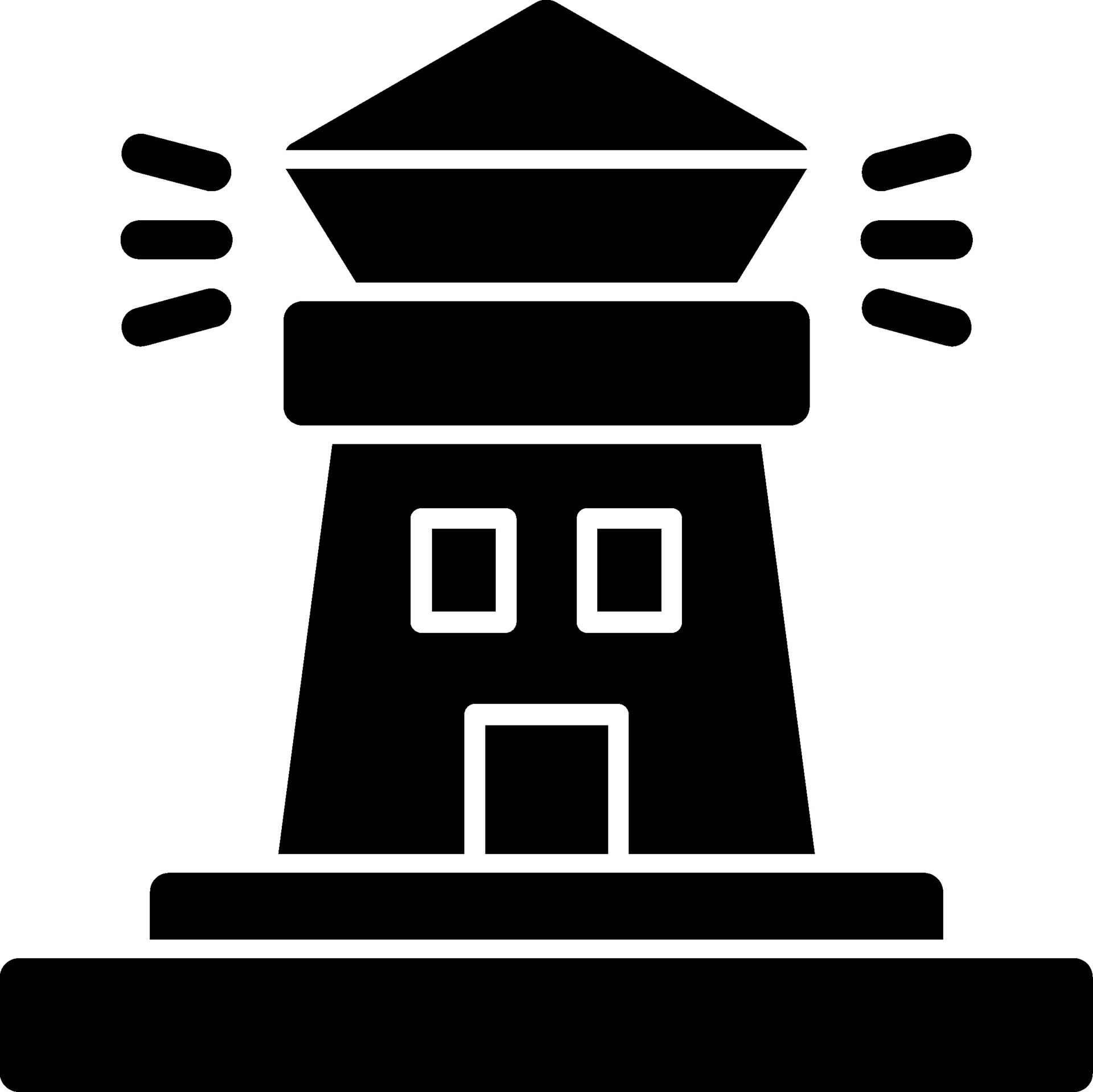 Lighthouse Solid Multi Gradient Icon 40891966 Vector Art at Vecteezy