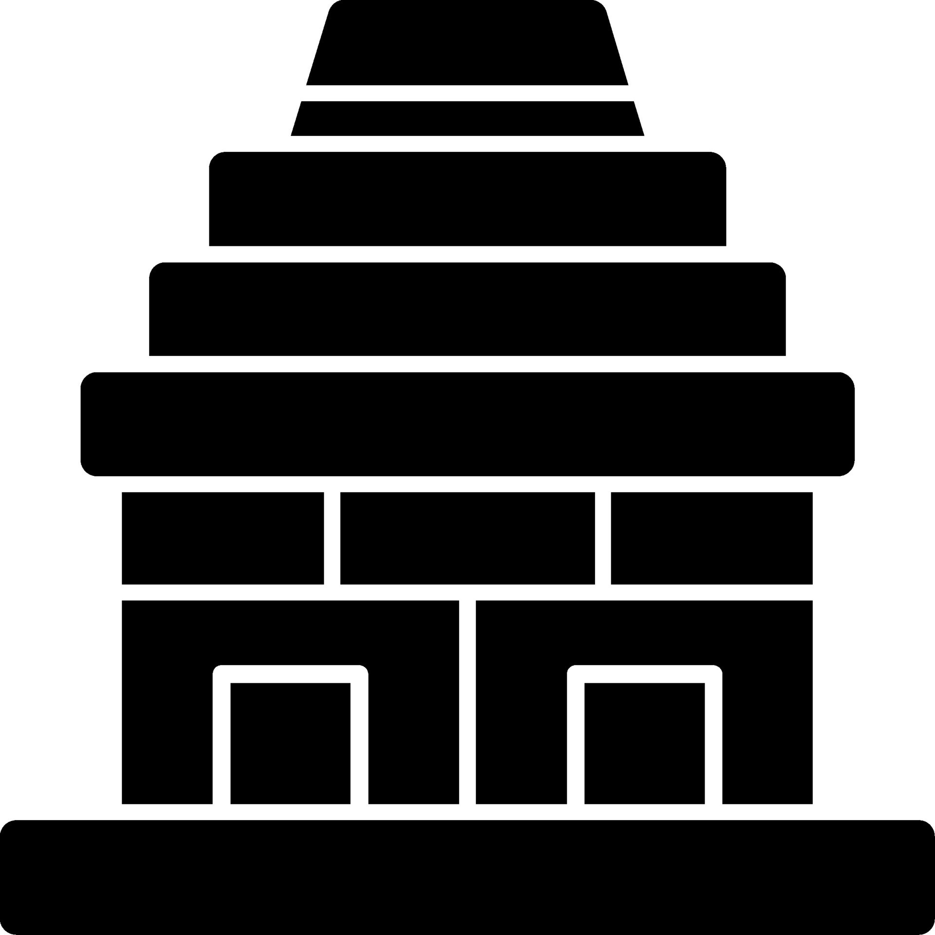 Temple Solid Multi Gradient Icon 40892332 Vector Art at Vecteezy