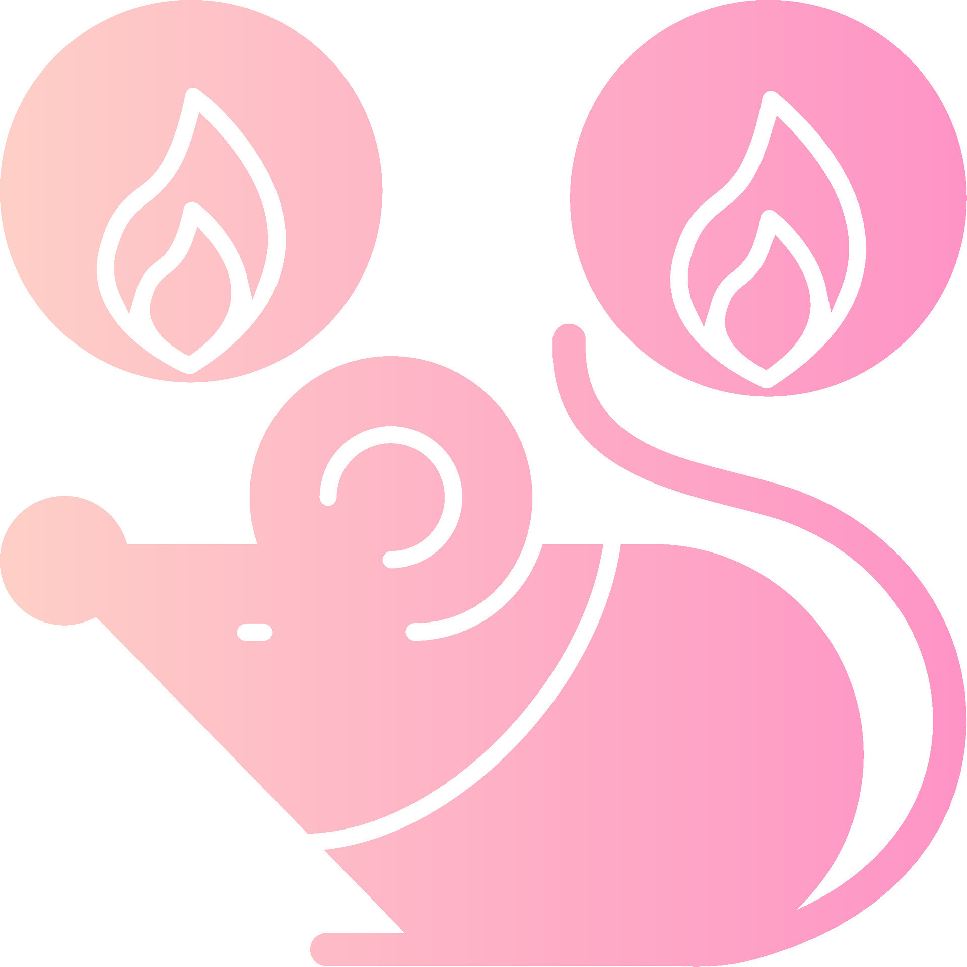 Fire Rat Solid Multi Gradient Icon 40893870 Vector Art at Vecteezy