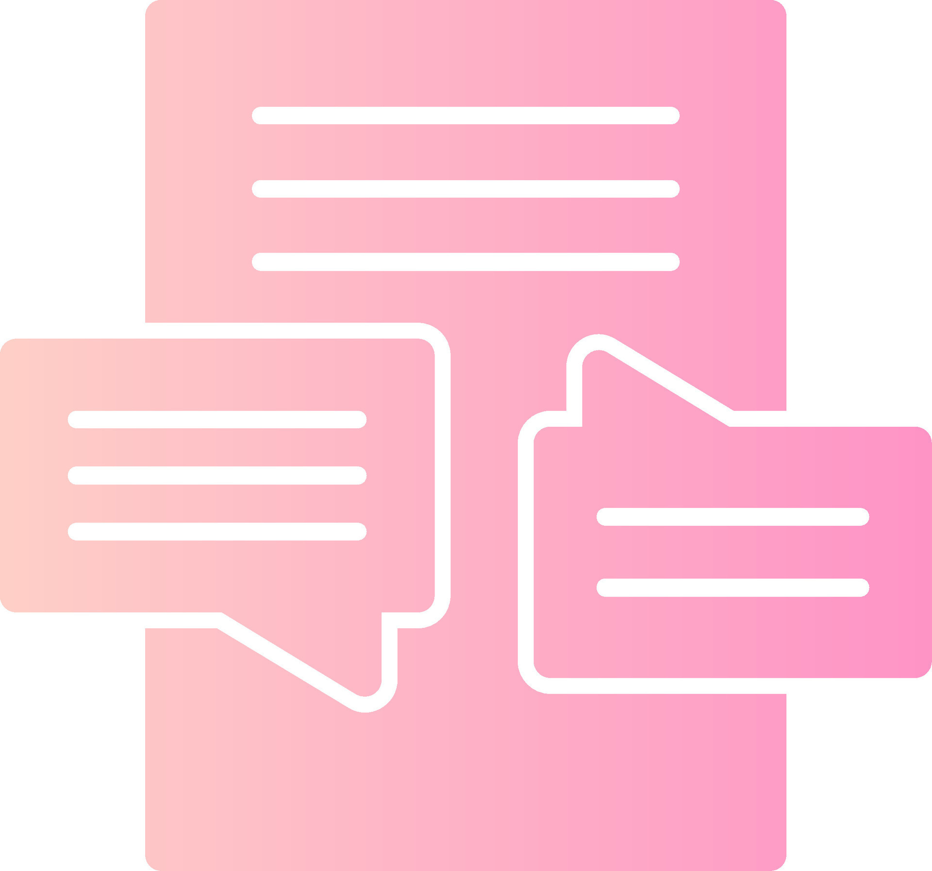 Recommendation Solid Multi Gradient Icon 40893923 Vector Art at Vecteezy