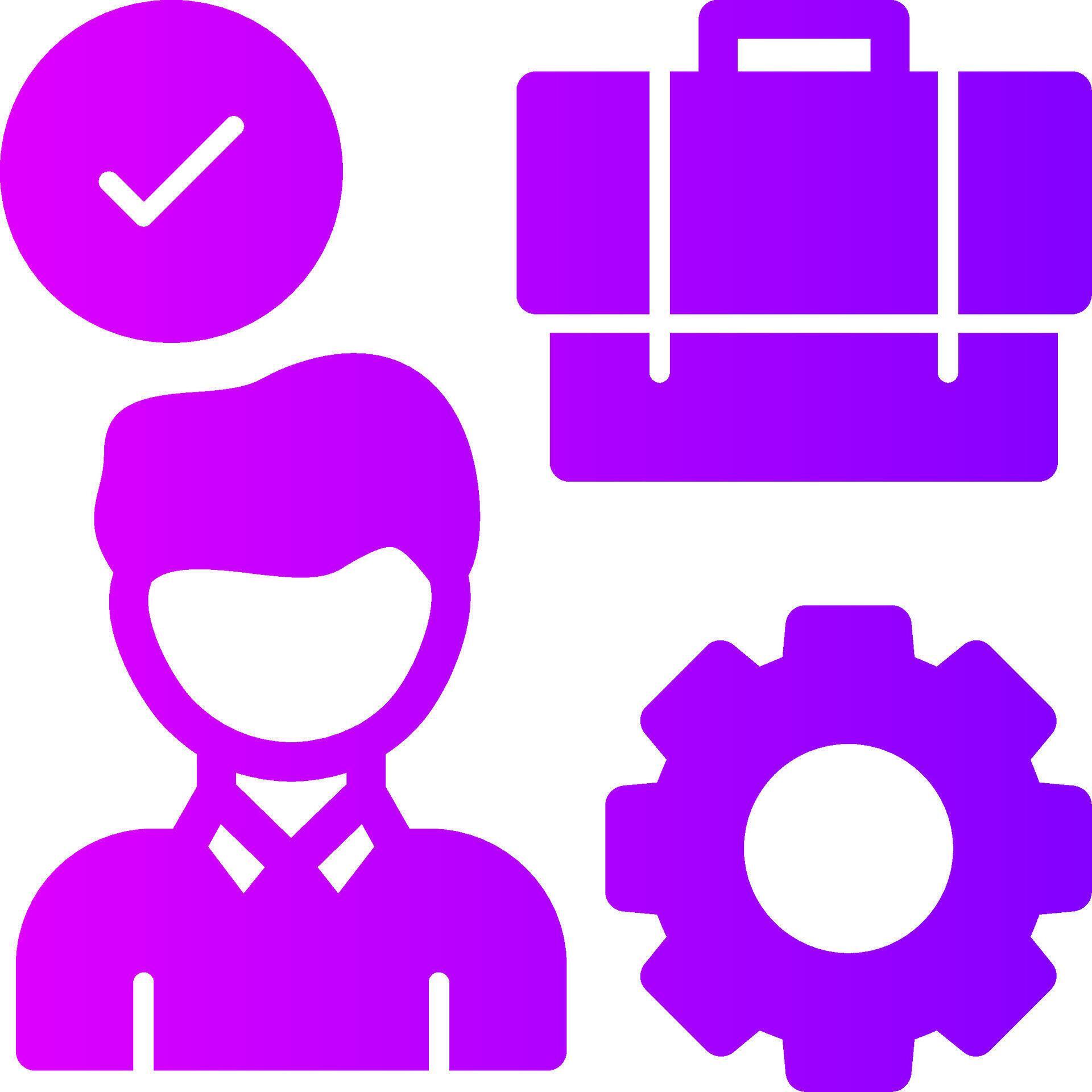 Work Environment Solid Multi Gradient Icon 40894774 Vector Art at Vecteezy