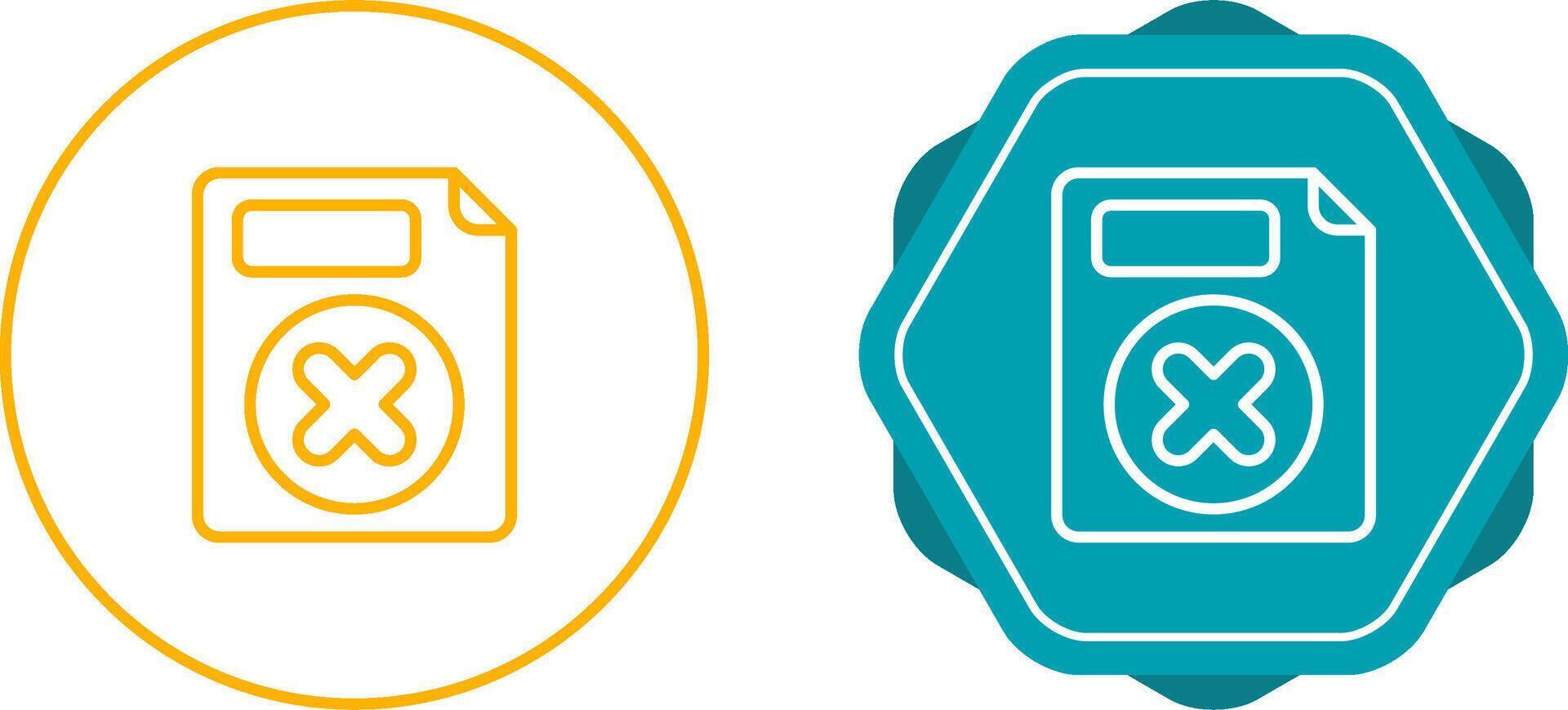 Delete Button Vector Icon 40913899 Vector Art at Vecteezy