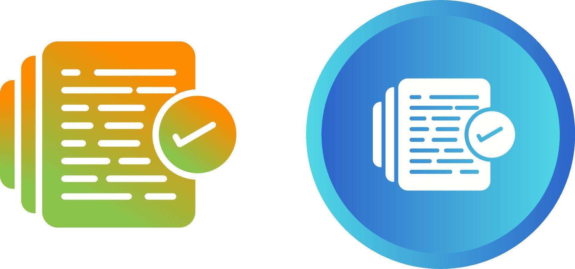 Document Versioning Vector Icon 40916109 Vector Art At Vecteezy