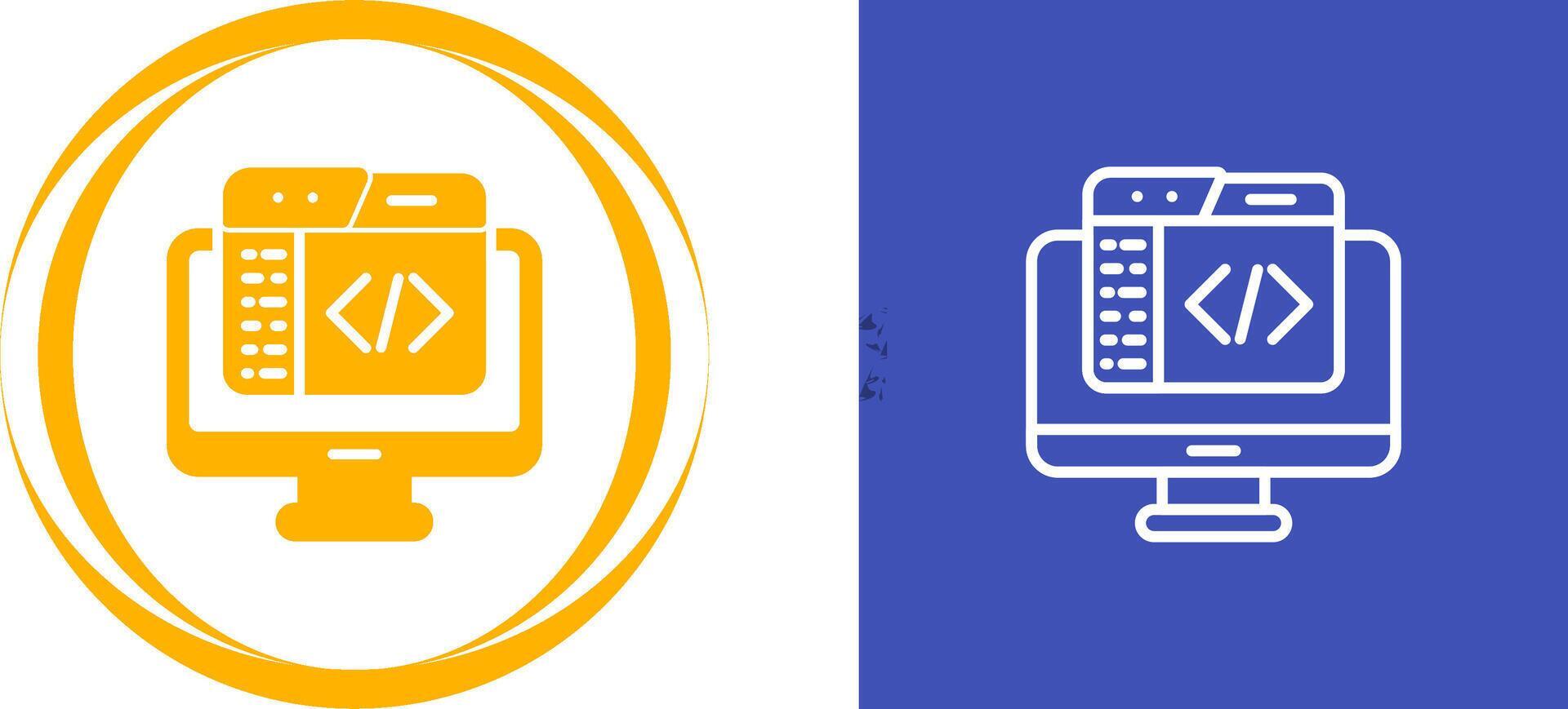 Code Editor Vector Icon 40918617 Vector Art at Vecteezy