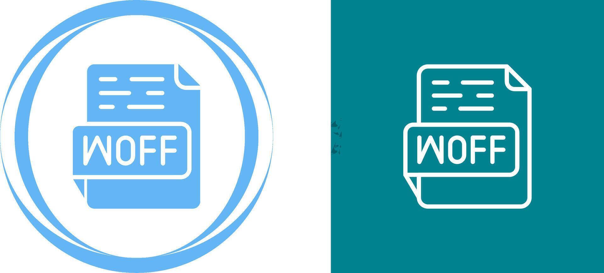 WOFF Vector Icon 40919189 Vector Art at Vecteezy