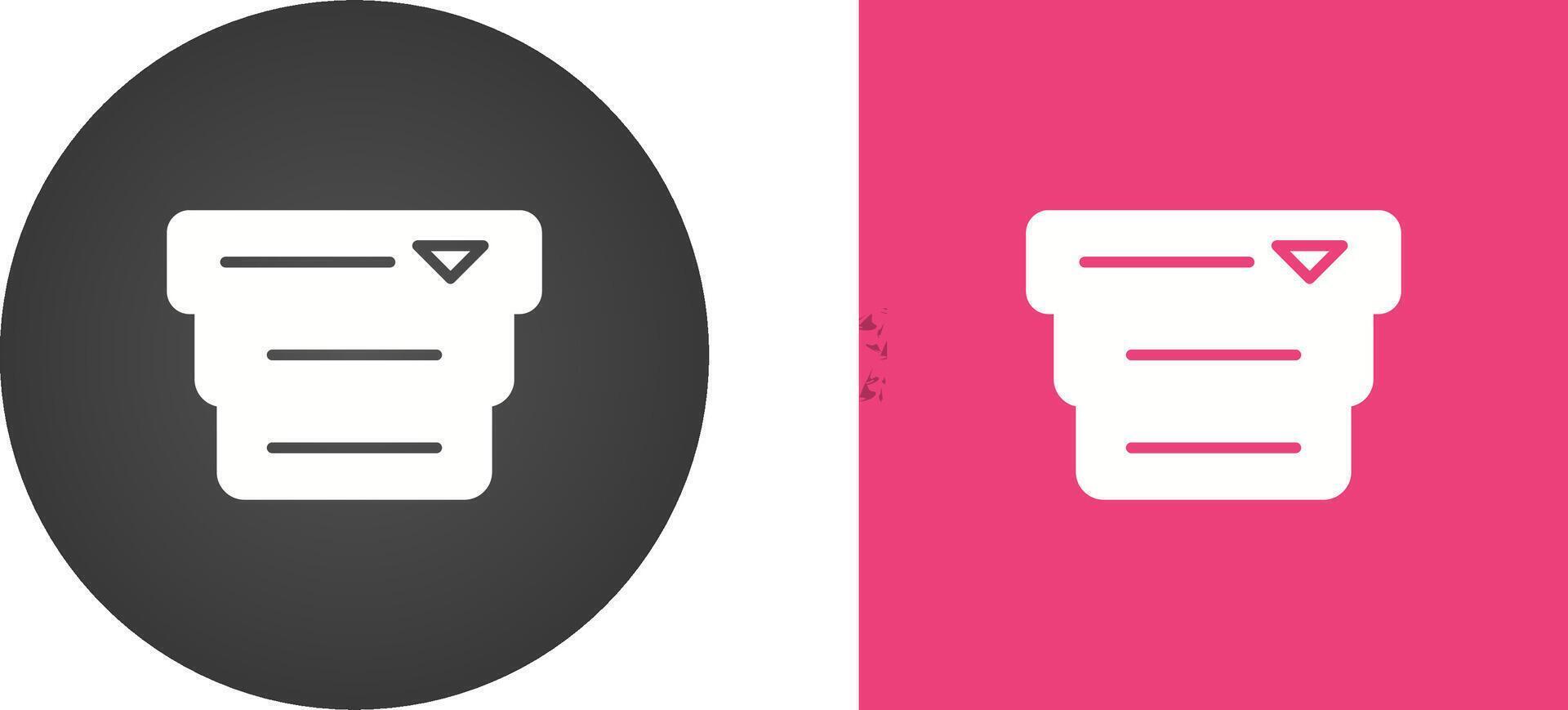 Drop Down Menu Vector Icon 40925656 Vector Art At Vecteezy