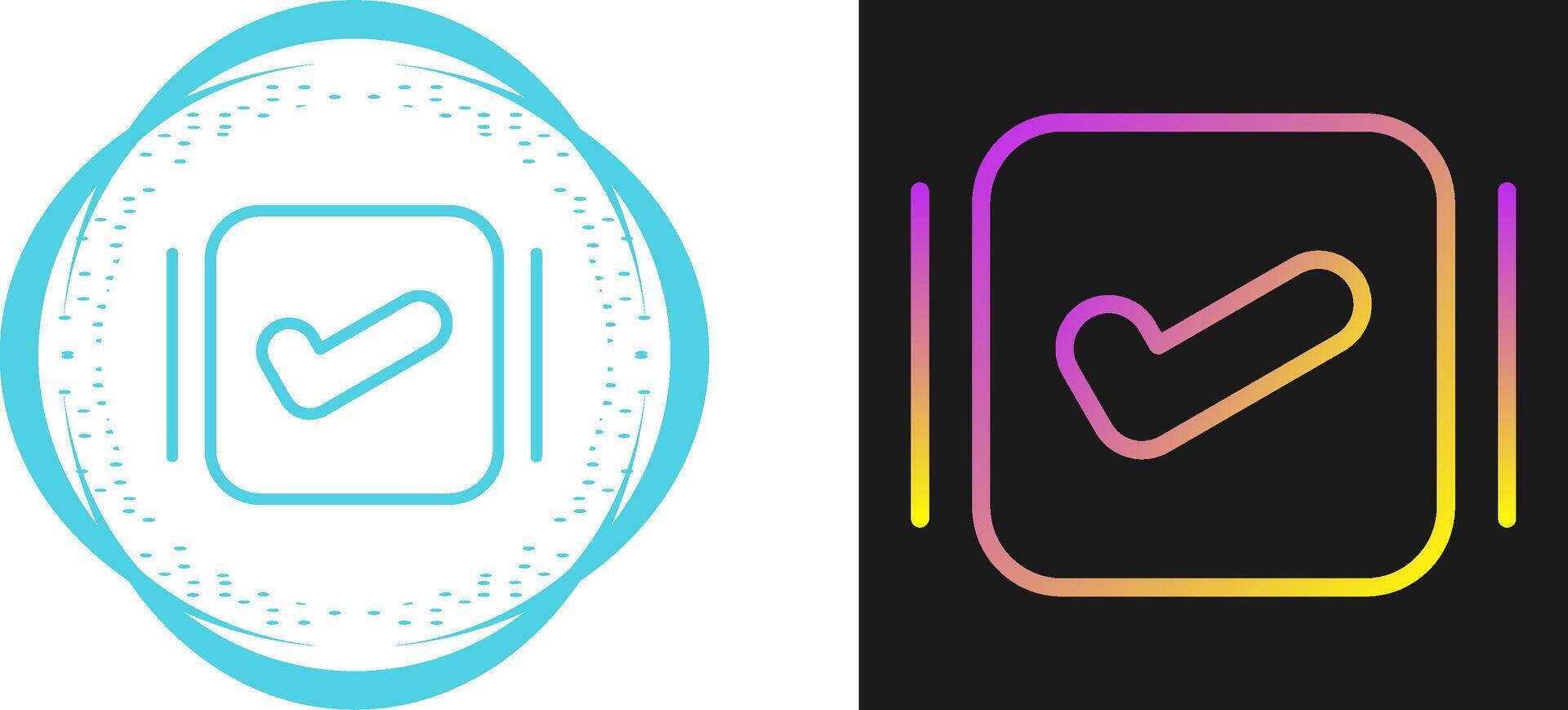 Tick Box Vector Icon 40928623 Vector Art at Vecteezy