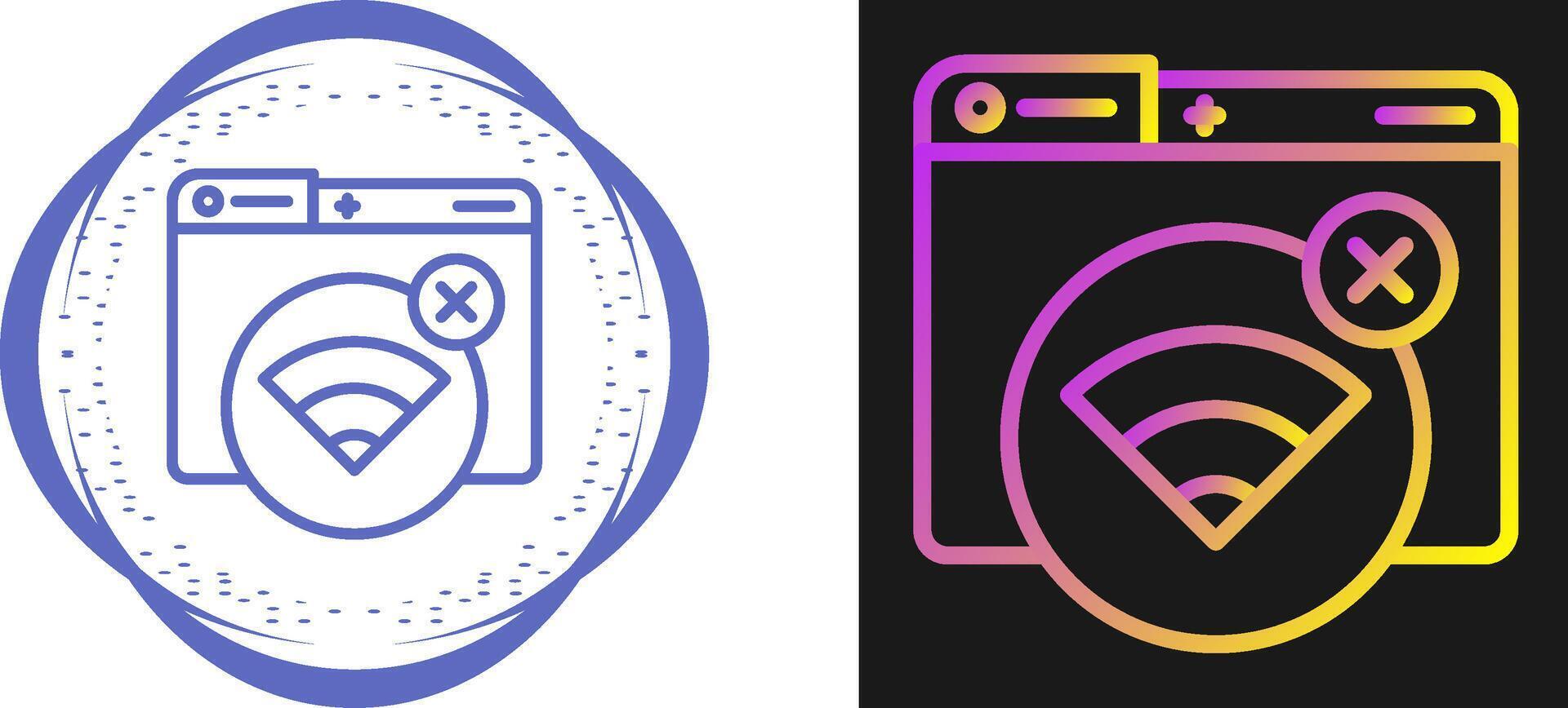 Connection Error Vector Icon 40929306 Vector Art at Vecteezy