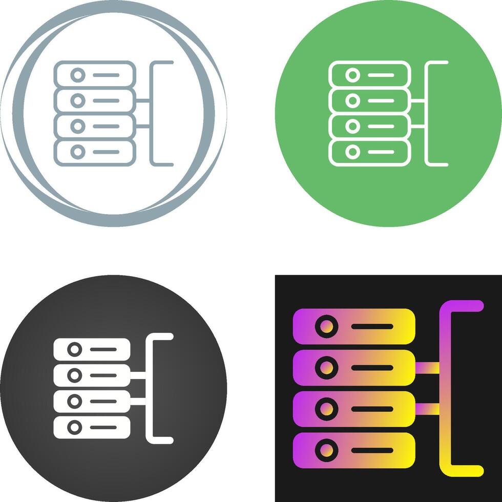 Database Vector Icon 40934343 Vector Art At Vecteezy