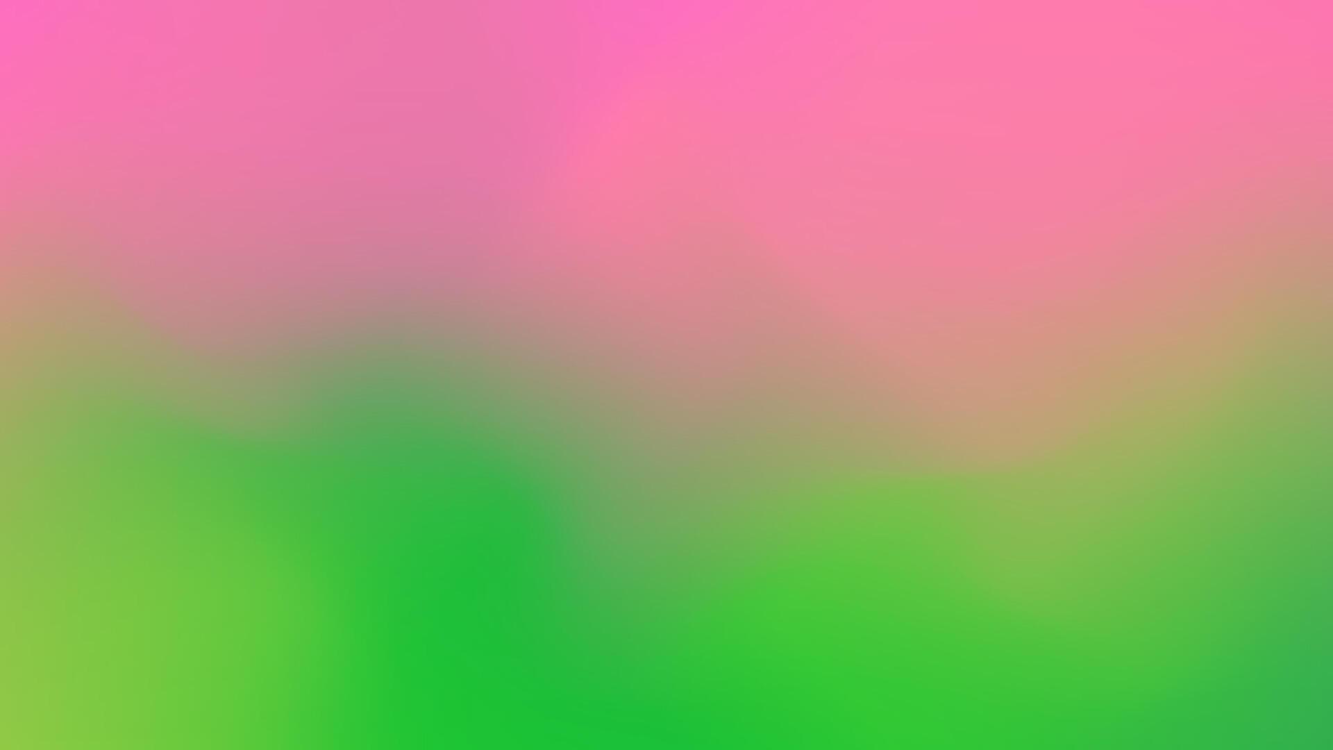Abstract Blurry Spring background. Color transition, gradient from green to pink. Gentle trendy ...