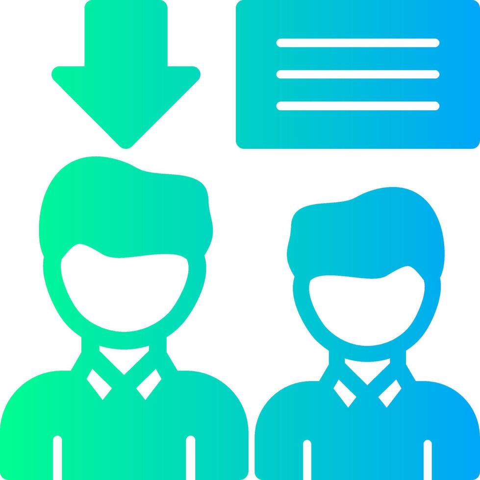 Leader Solid Multi Gradient Icon 40942470 Vector Art at Vecteezy